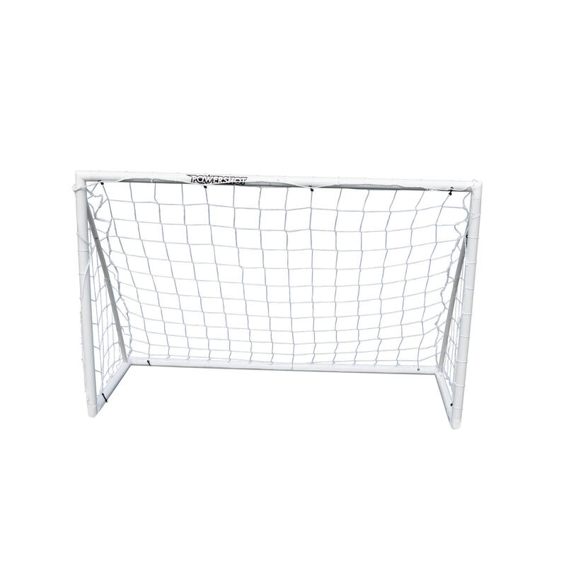 Bramka do piłki nożnej - 1,8 x 1,2 m - PVC - Biała POWER SHOT | Decathlon