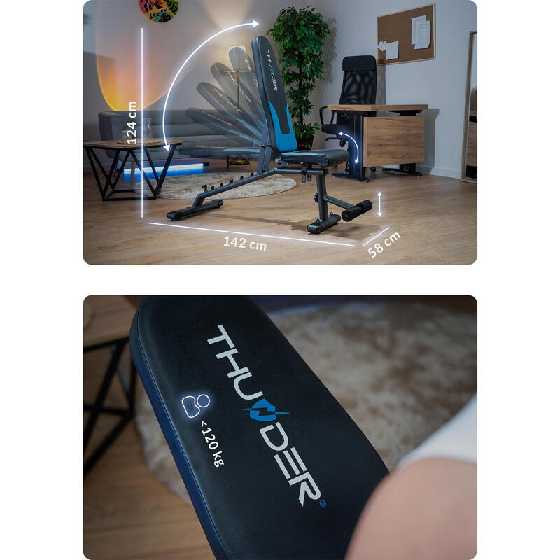 Tréninková lavice na cvičení Thunder QUICK THUNDER - Decathlon