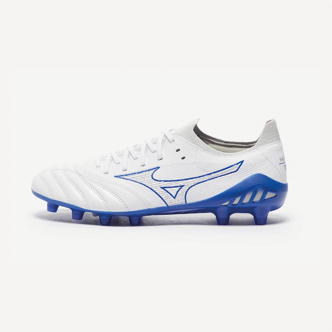 Mizuno Morelia Neo II B Elite FG White and Blue Football Boots - Decathlon