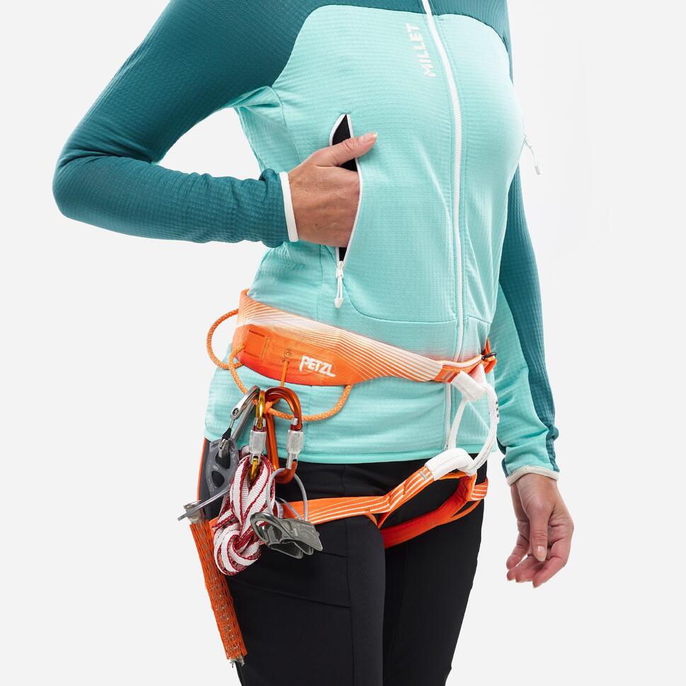 MILLET Fleecejas Bergbeklimmen voor dames FUSION GRID | Decathlon