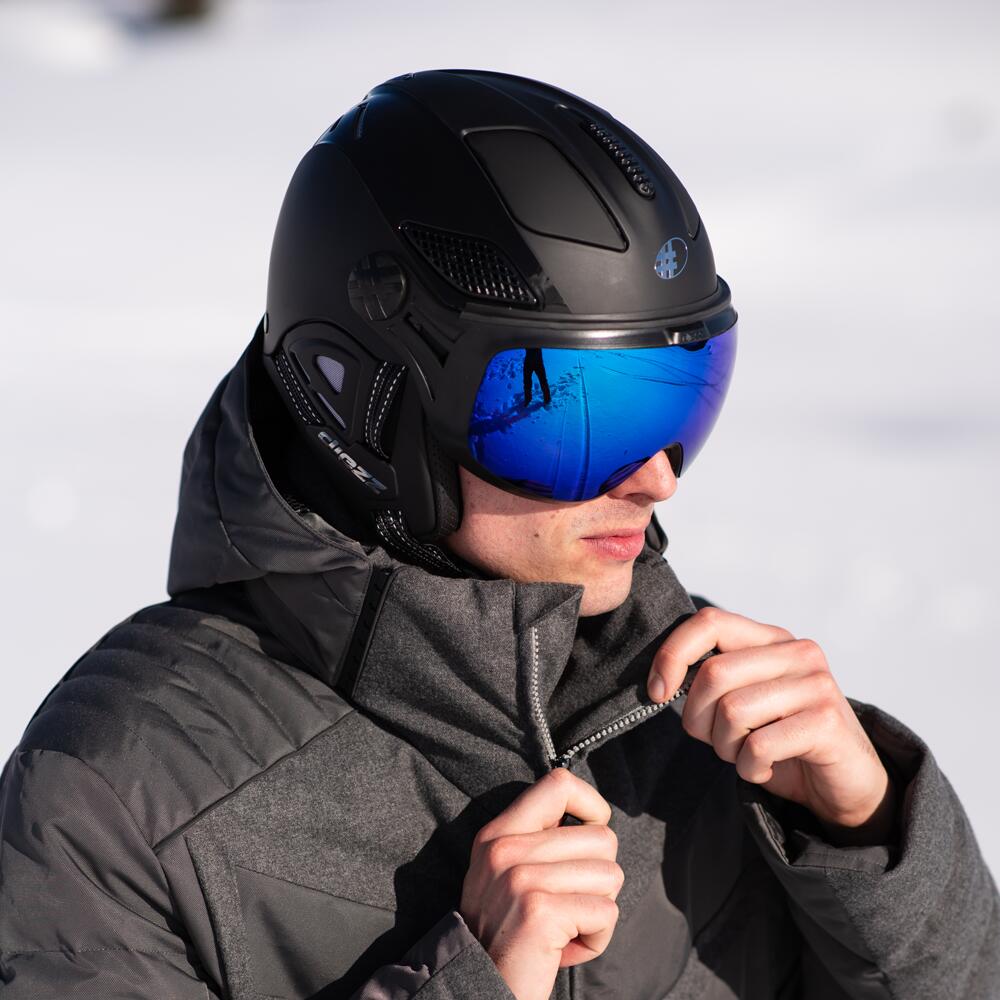 Visor helmet LOUNA II VENTURY Touchy BLACK TO BLACK DIEZZ | Decathlon