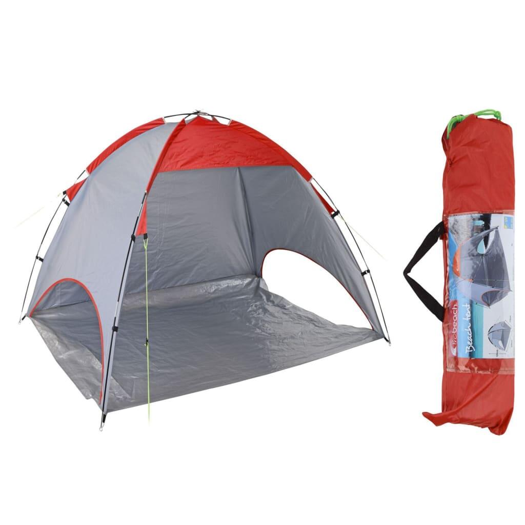 Probeach strandtent 220x120x115 cm - Rood en Grijs PRO BEACH | Decathlon
