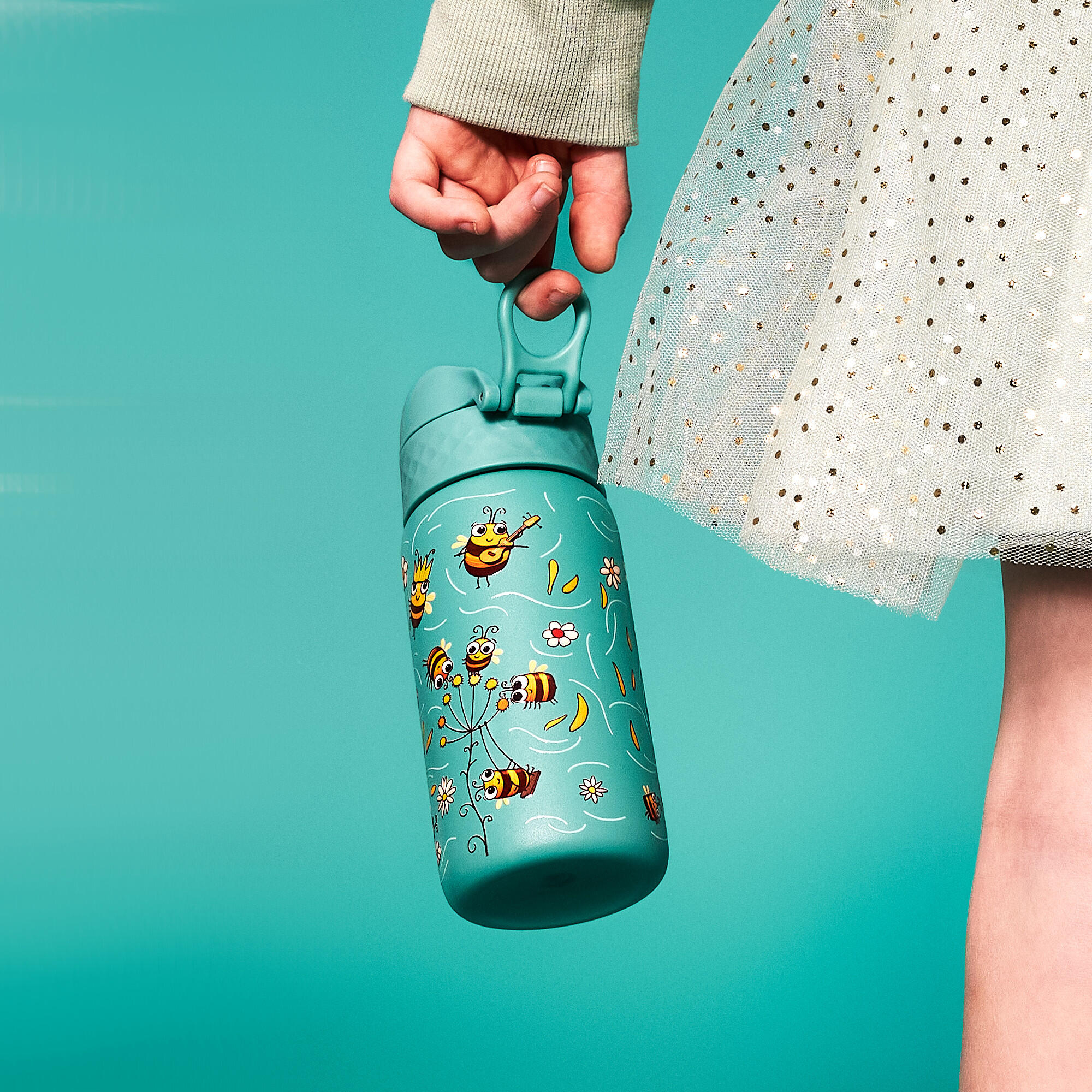 ION8 Leak Proof Thermal Steel Water Bottle, Vacuum Insulated, Bees ...