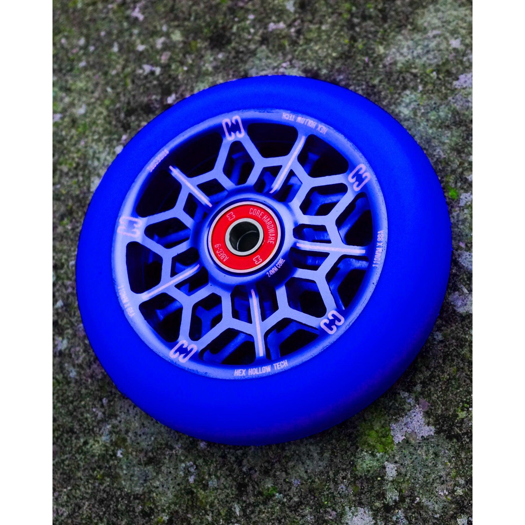 CORE Hex Hollow 110mm Stunt Scooter Wheel – Navy Blue CORE | Decathlon