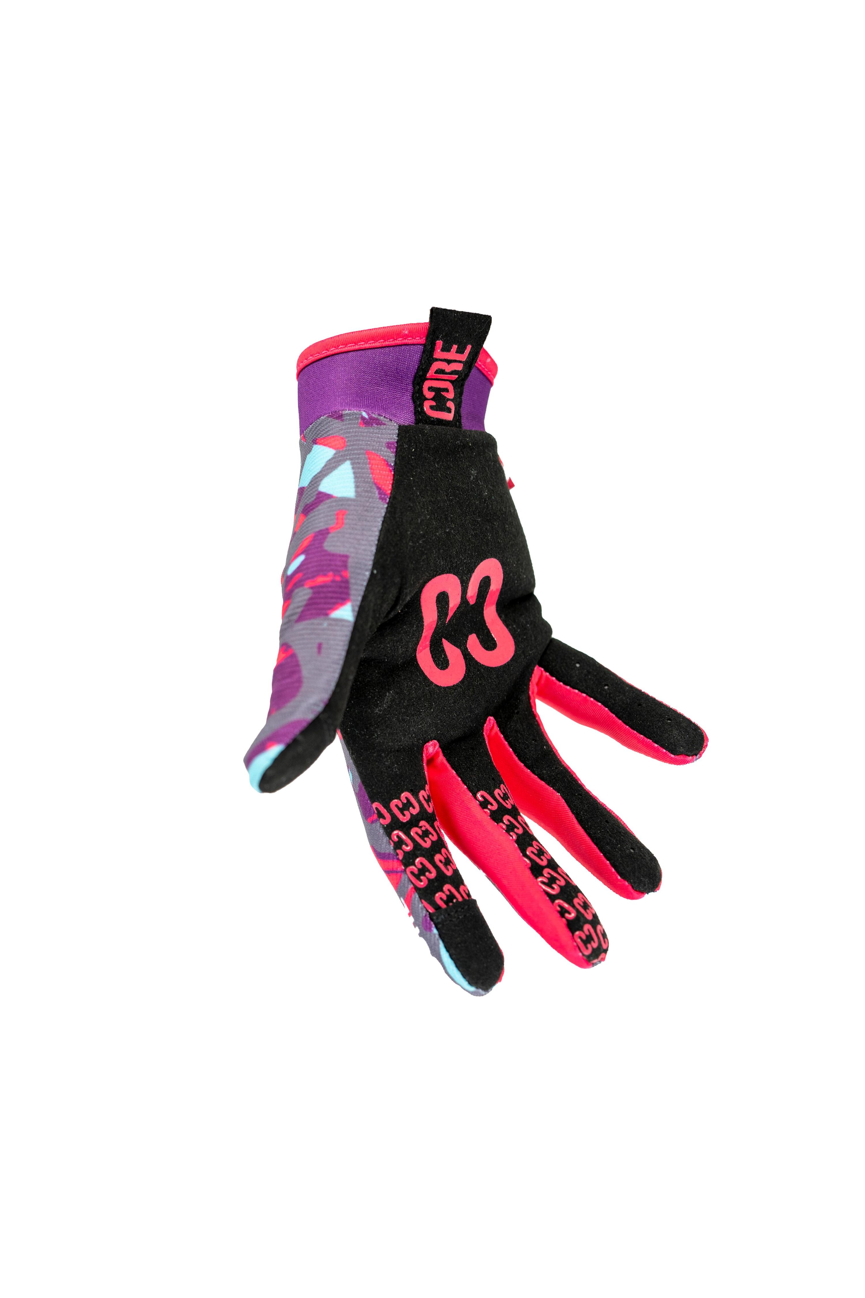 CORE Protection Aero BMX Bike Gloves - Neon Splat | Decathlon
