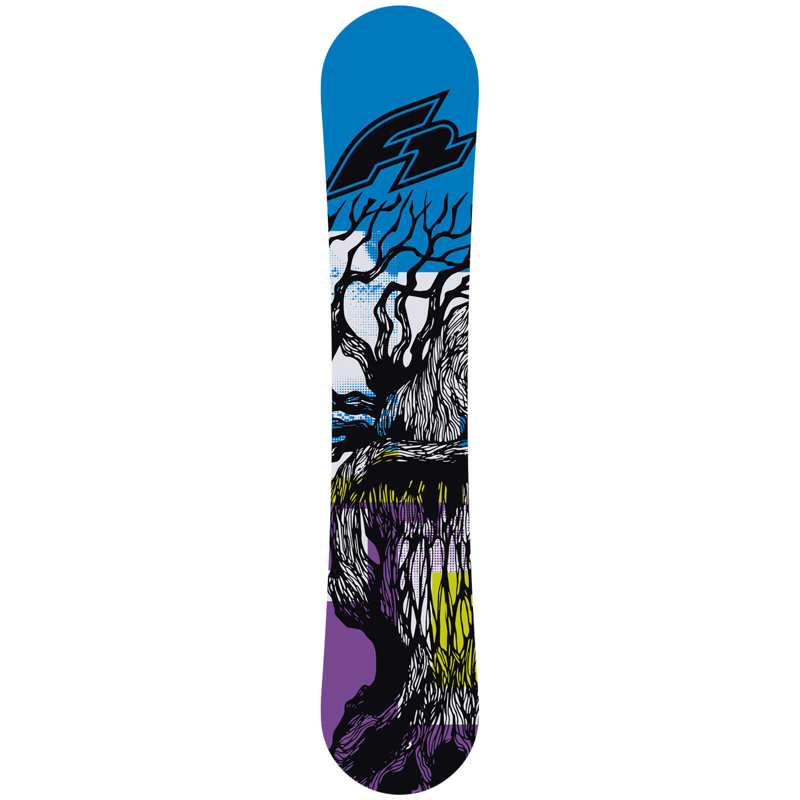 F2 Set Herren Snowboard Union Blue 151cm mit Bindung Sonic Pro L | Decathlon