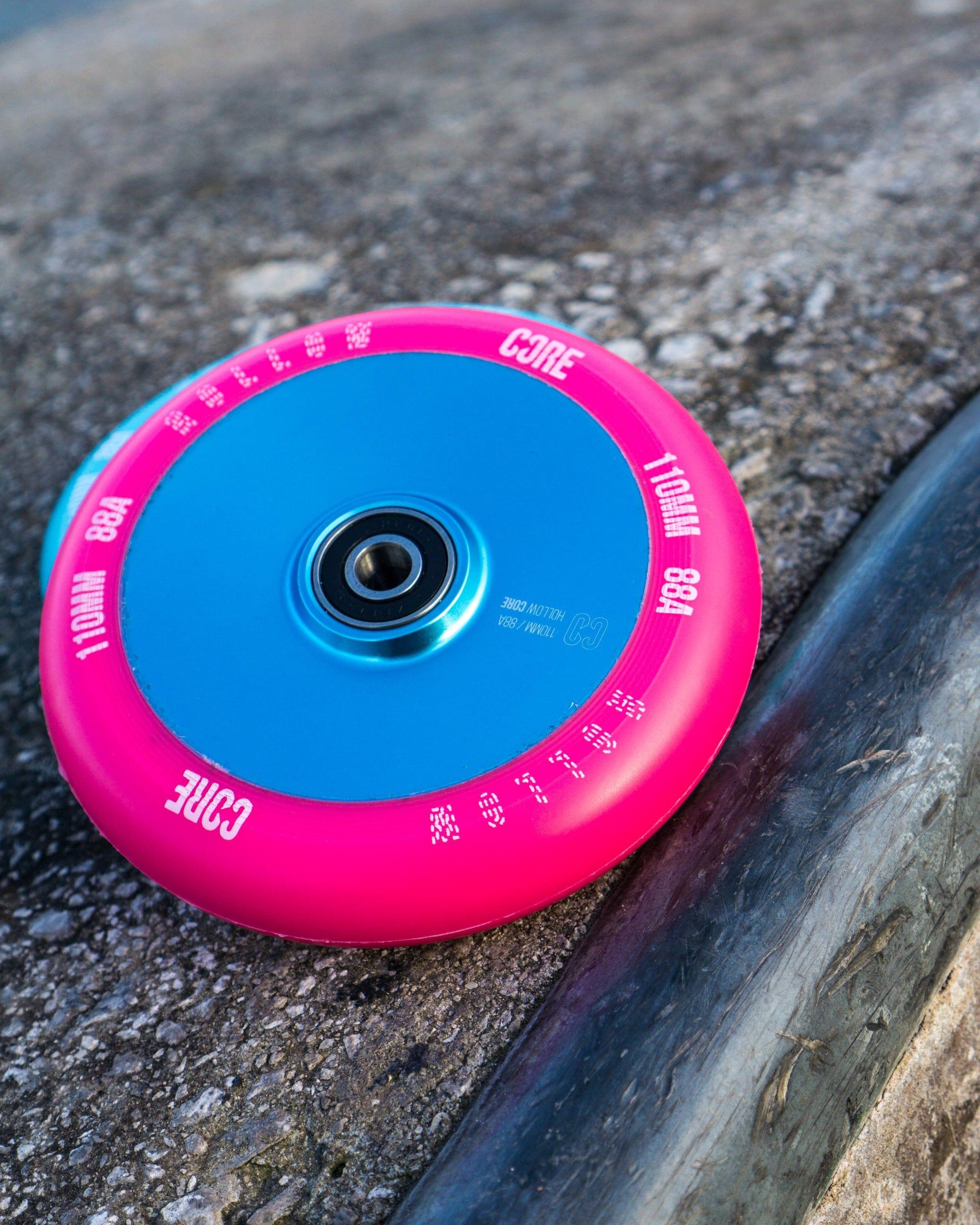 CORE Hollow Stunt Scooter Wheel V2 110mm - Pink/Blue CORE | Decathlon