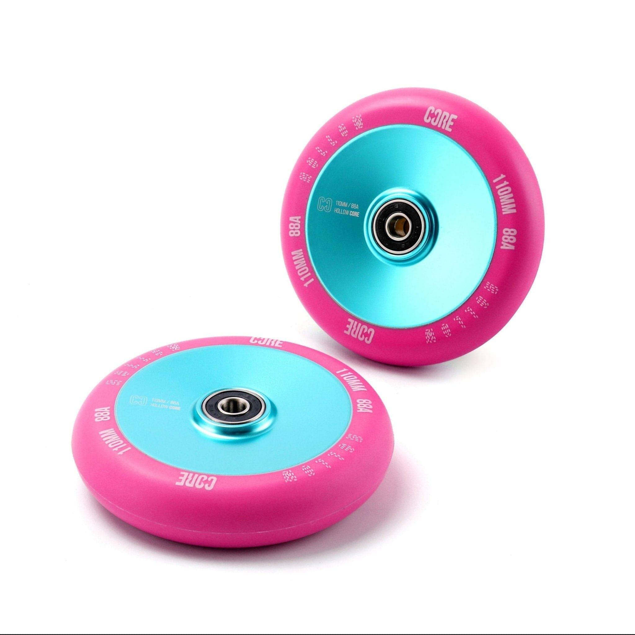 CORE Hollow Stunt Scooter Wheel V2 110mm - Pink/Blue CORE | Decathlon