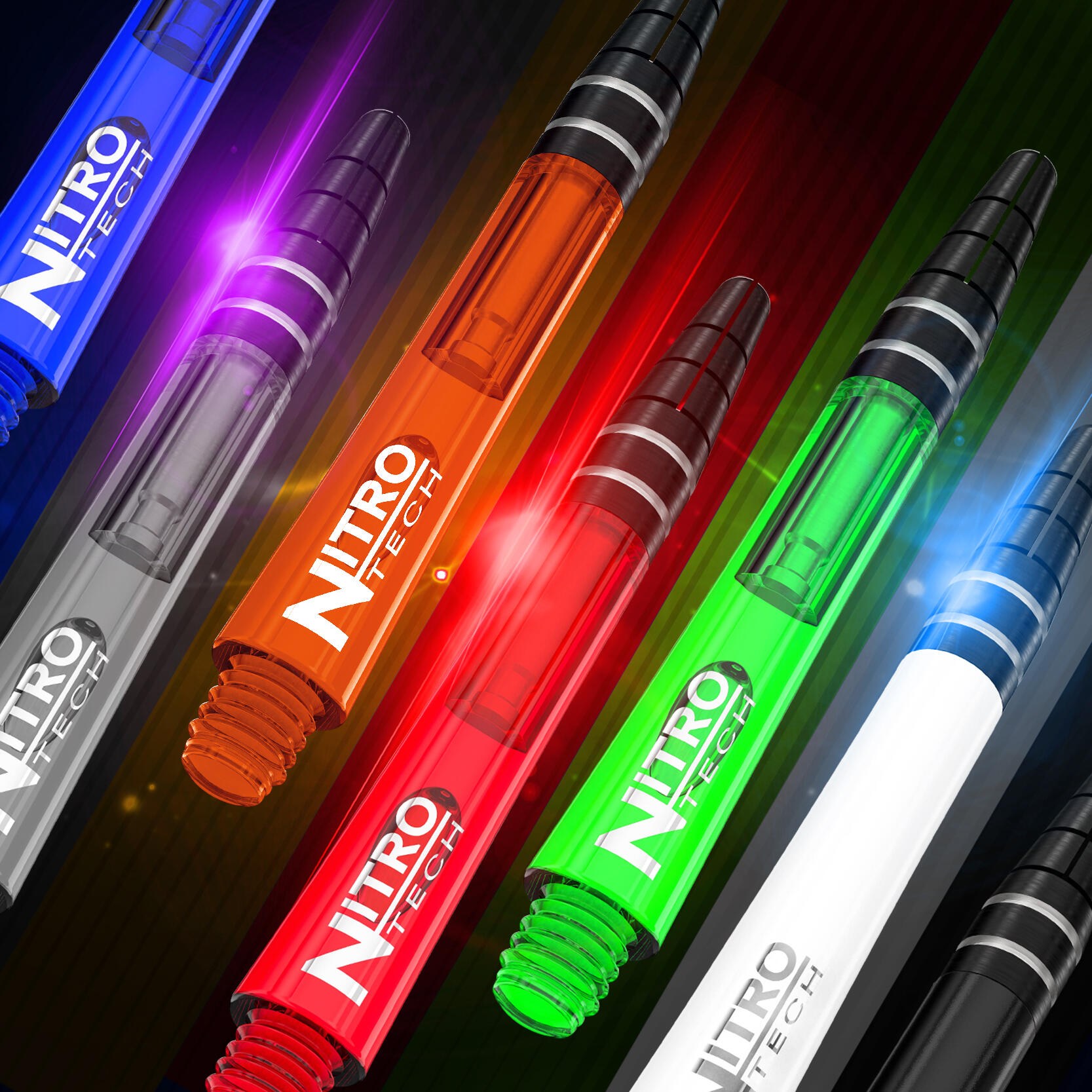 Red Dragon Nitrotech Short Stems - Solid Black - 3 sets per pack ...