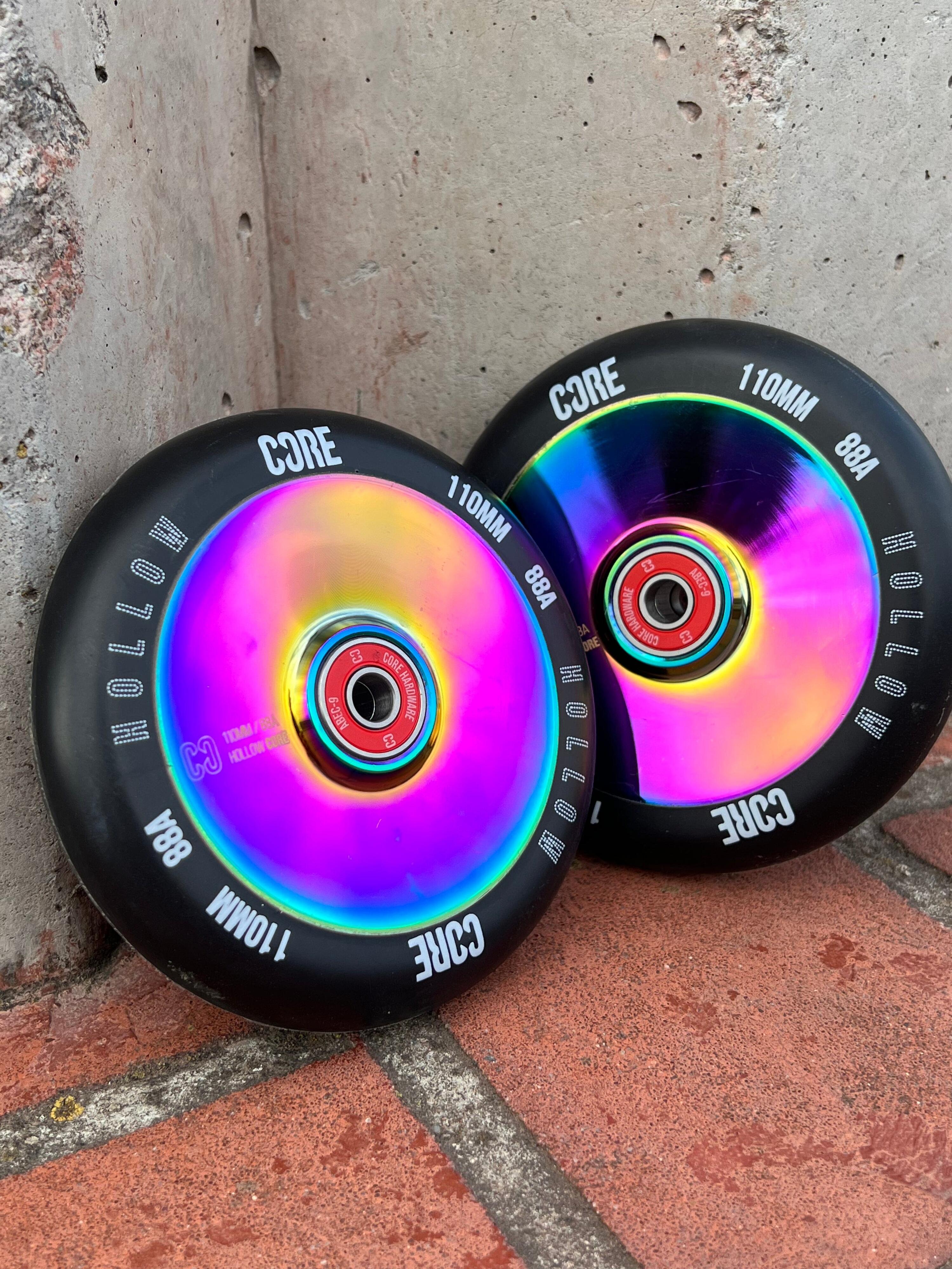 CORE Hollow Stunt Scooter Wheel V2 110mm - NeoChrome CORE | Decathlon