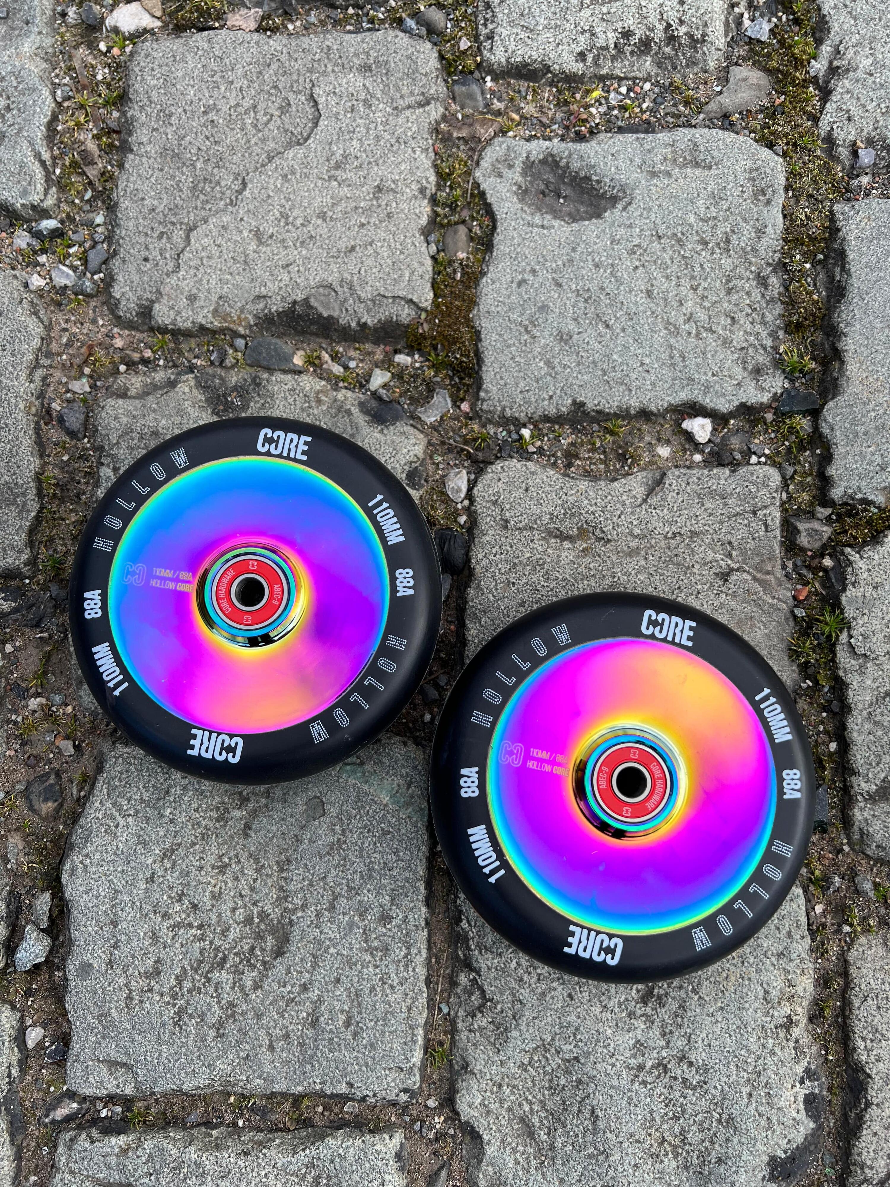 CORE Hollow Stunt Scooter Wheel V2 110mm - NeoChrome CORE | Decathlon