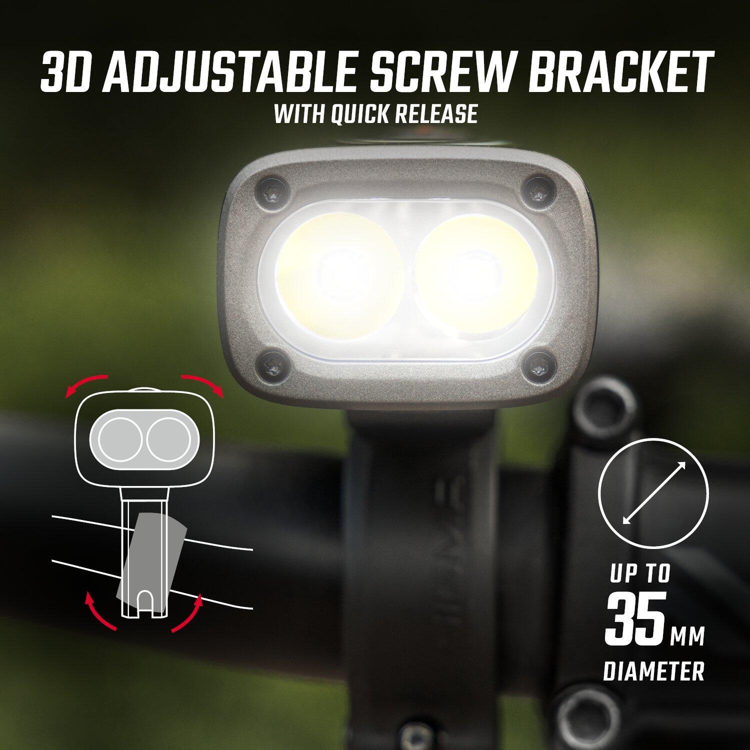 Sigma Buster 1600 Front Bike Headlight with handlebar mount SIGMA ...