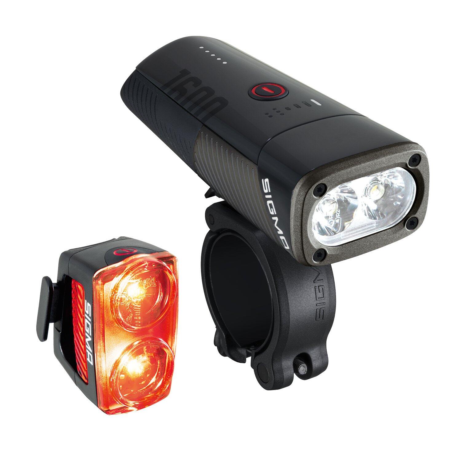 Sigma Buster 1600 & RL 150 Bike Front and Rear Light set SIGMA | Decathlon