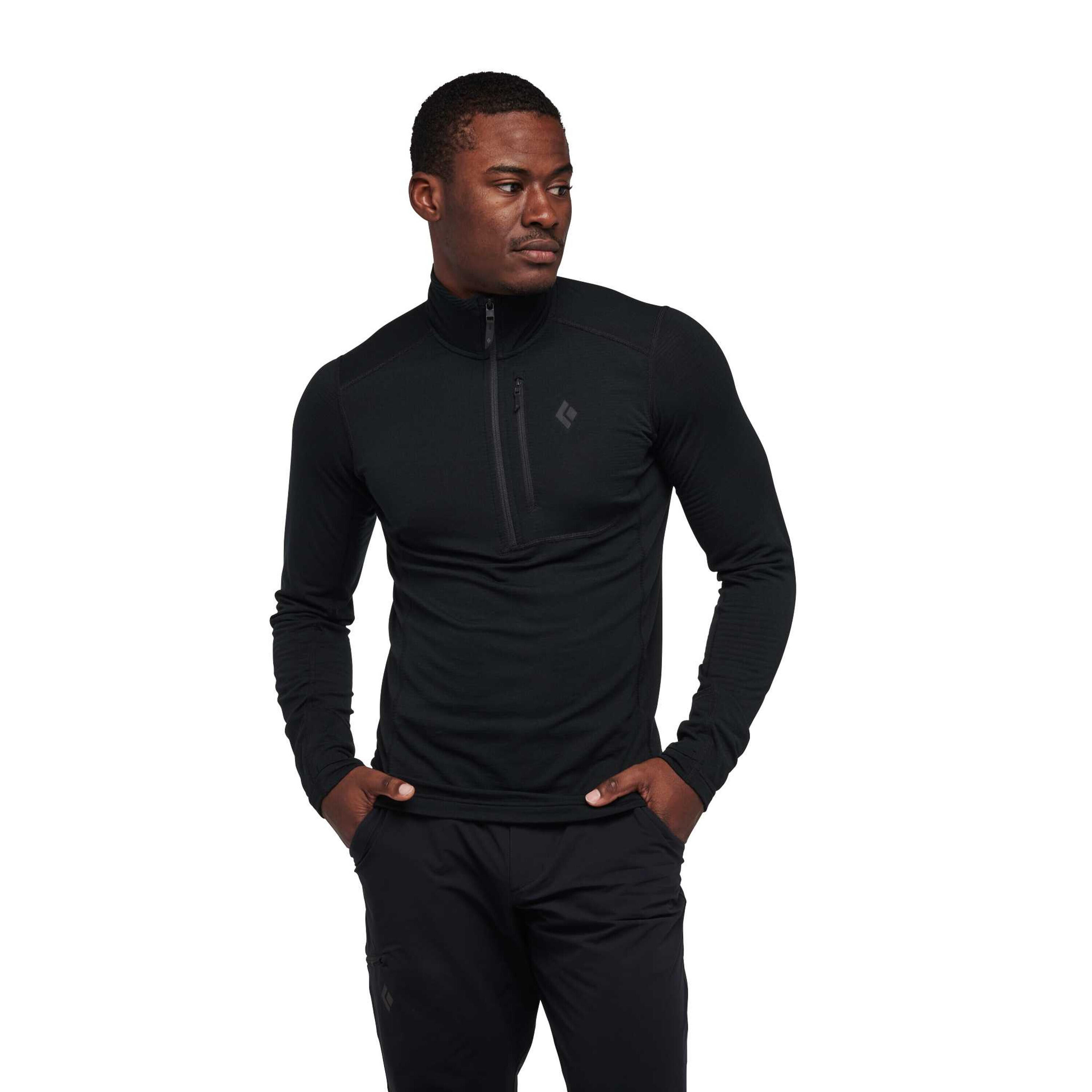 Fleece met halve rits Black Diamond Coefficient LT PO | Decathlon