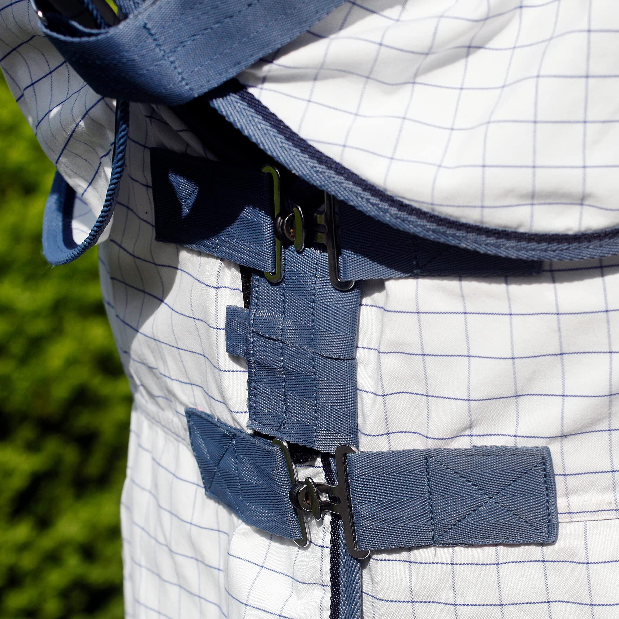 Sweet itch fly rug with belly wrap and combo neck MASTA | Decathlon