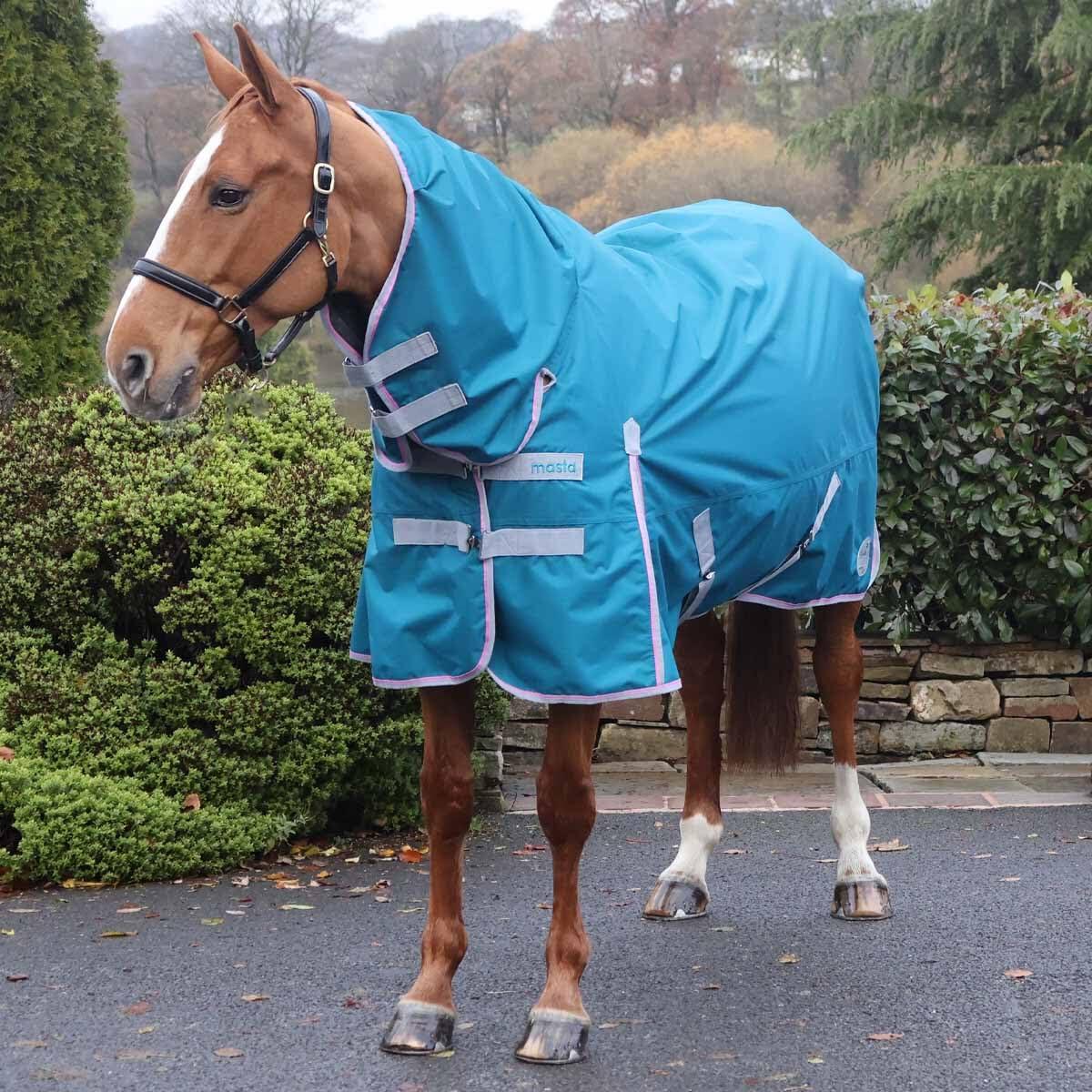 Ventomasta lightweight 0g turnout rug with combo neck | Decathlon