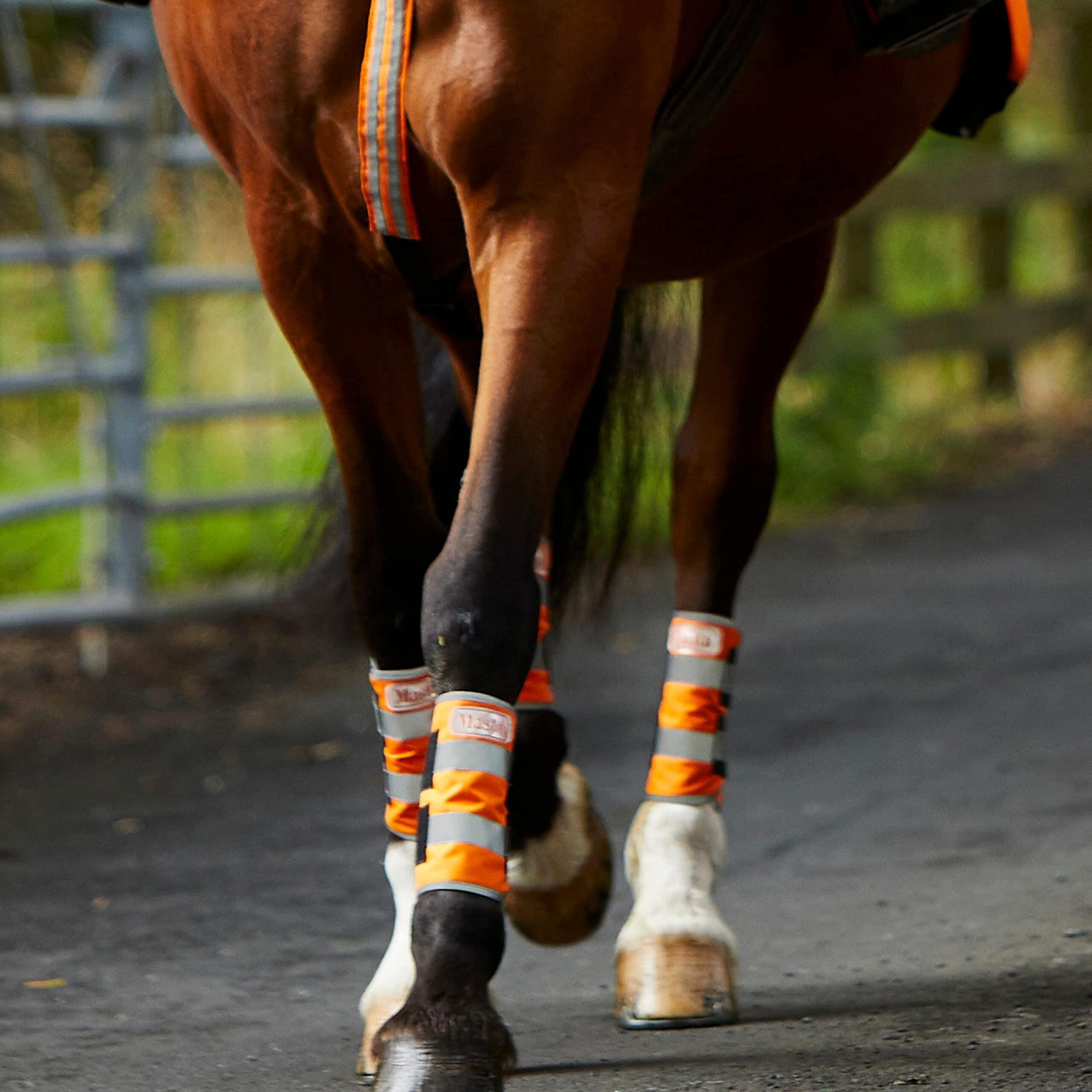 High-visibility reflective leg wraps, bright yellow MASTA | Decathlon