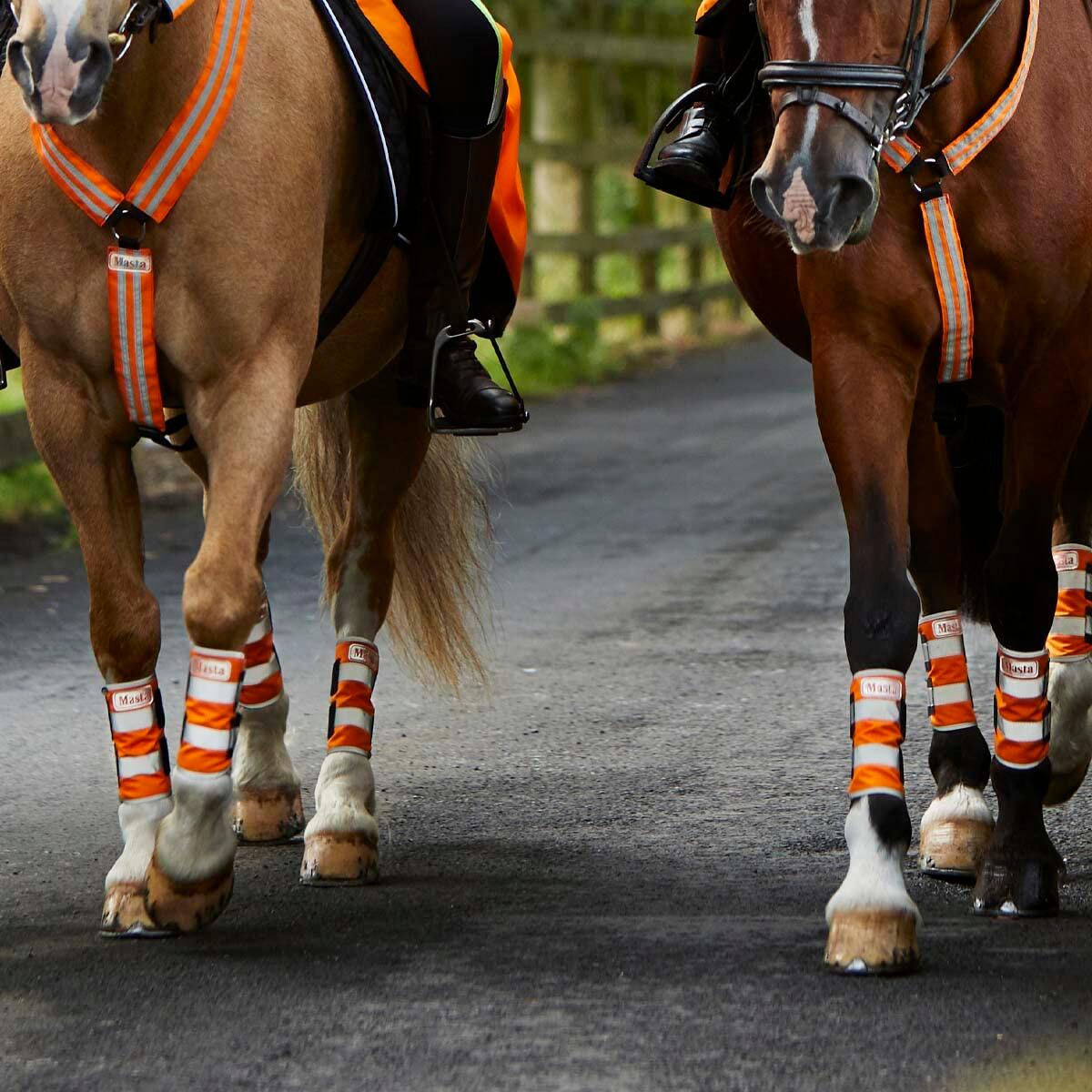 High-visibility reflective leg wraps, bright yellow MASTA | Decathlon