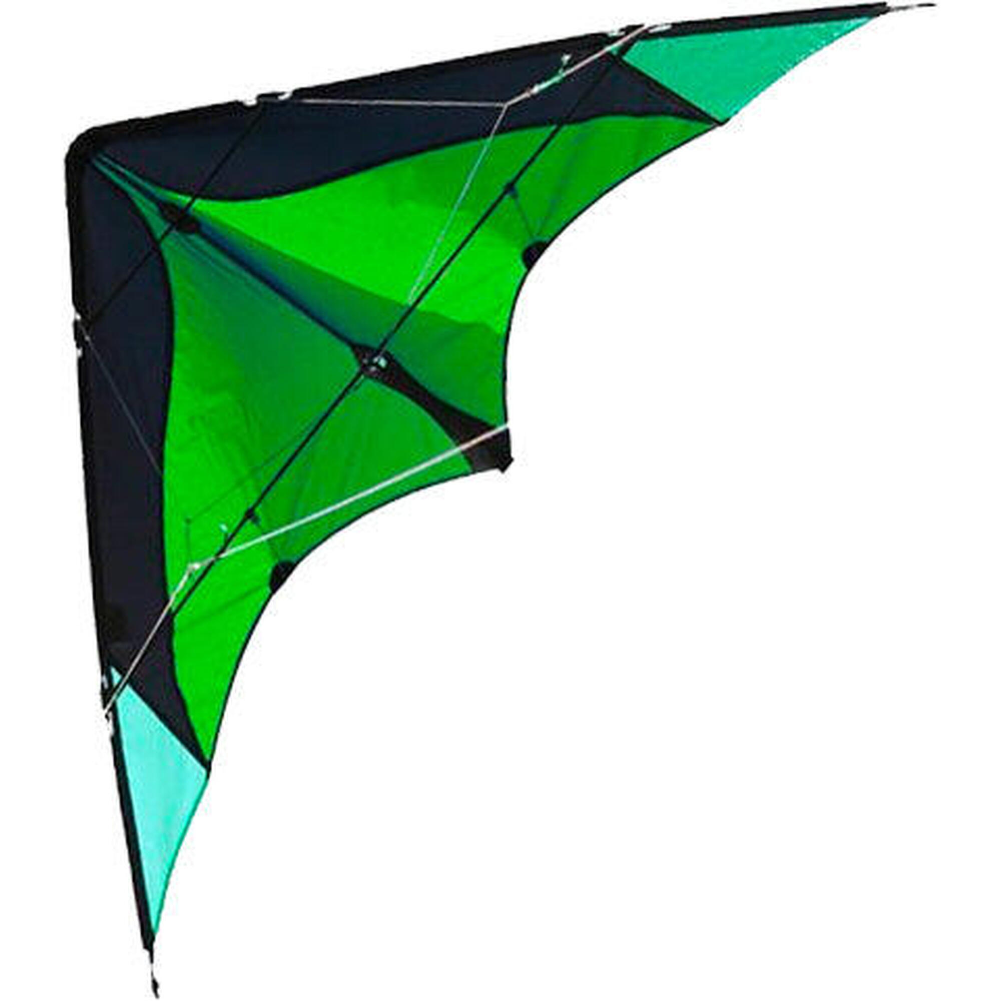 Cerfs-volants 2 lignes- Elliot- Delta Basic Vert /noir ELLIOT | Decathlon