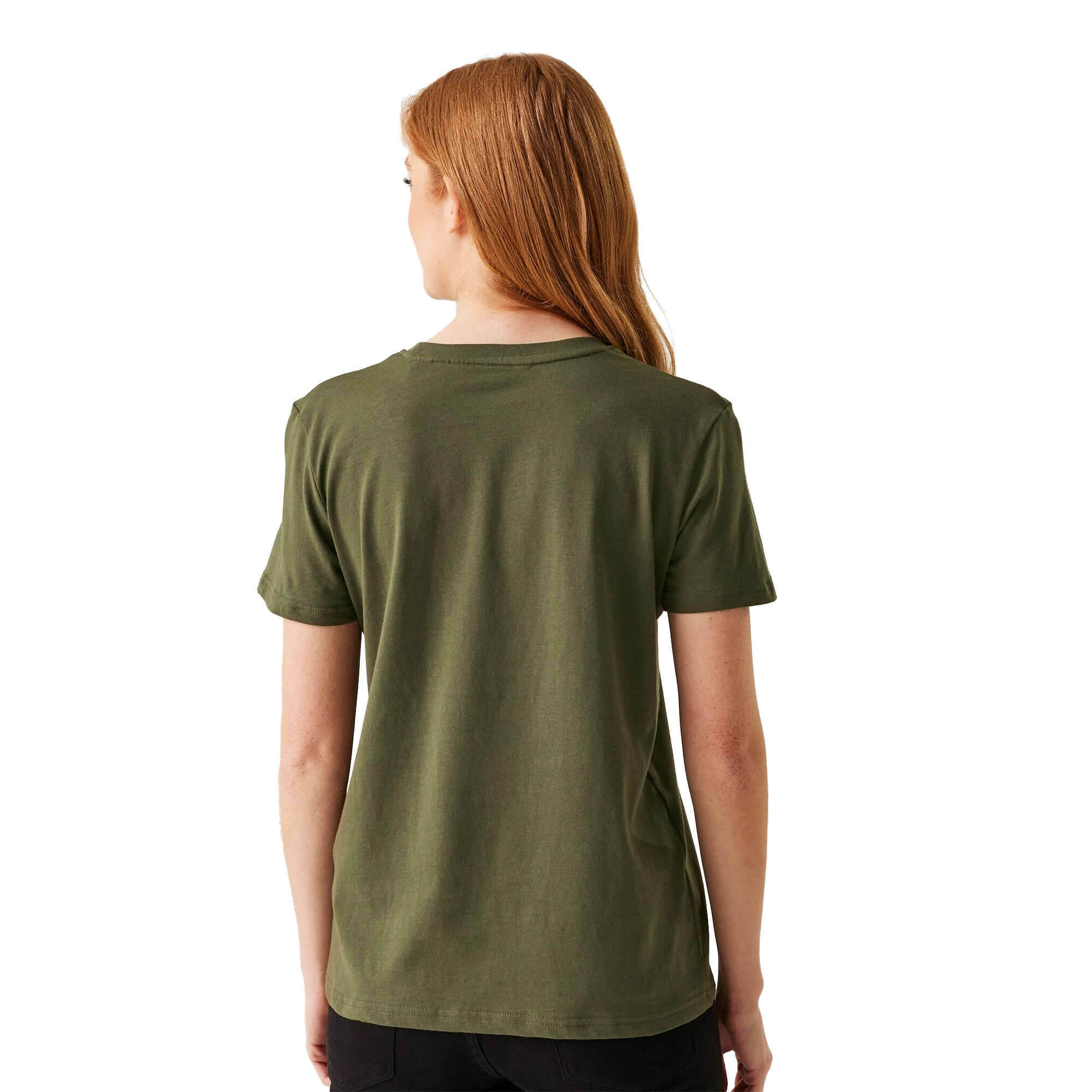 Dames Filandra IX Libelle TShirt (Donkere Khaki) REGATTA | Decathlon