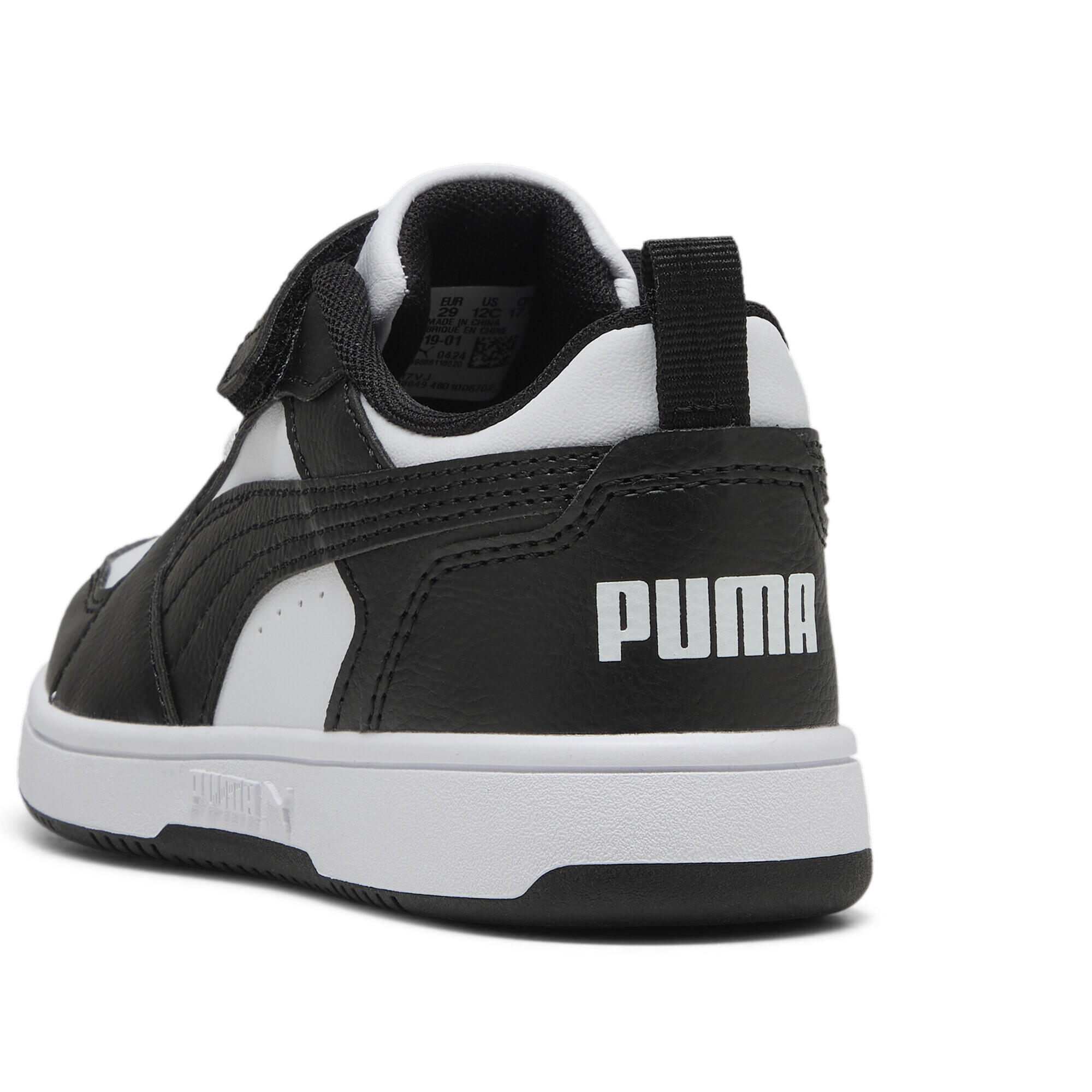 PUMA Rebound V6 Lo sneakers voor kinderen PUMA White Black PUMA | Decathlon