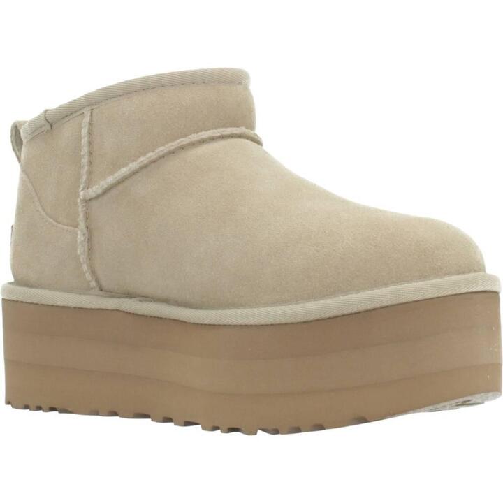 UGG Botines Planos Mujer Ugg Classic Ultra Mini Plataform Marrón ...