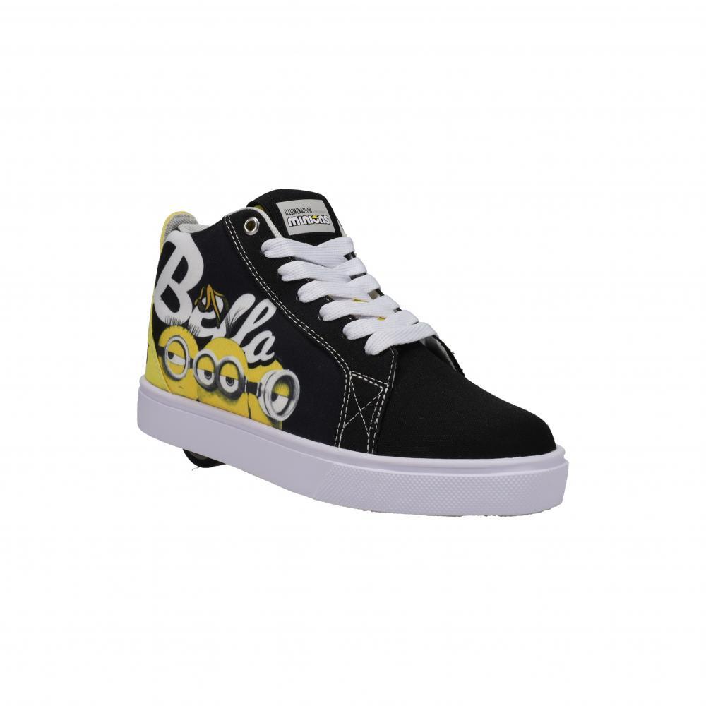 Heelys X Minions Racer Mid 20 Black/White/Yellow Kids Heely Shoe ...