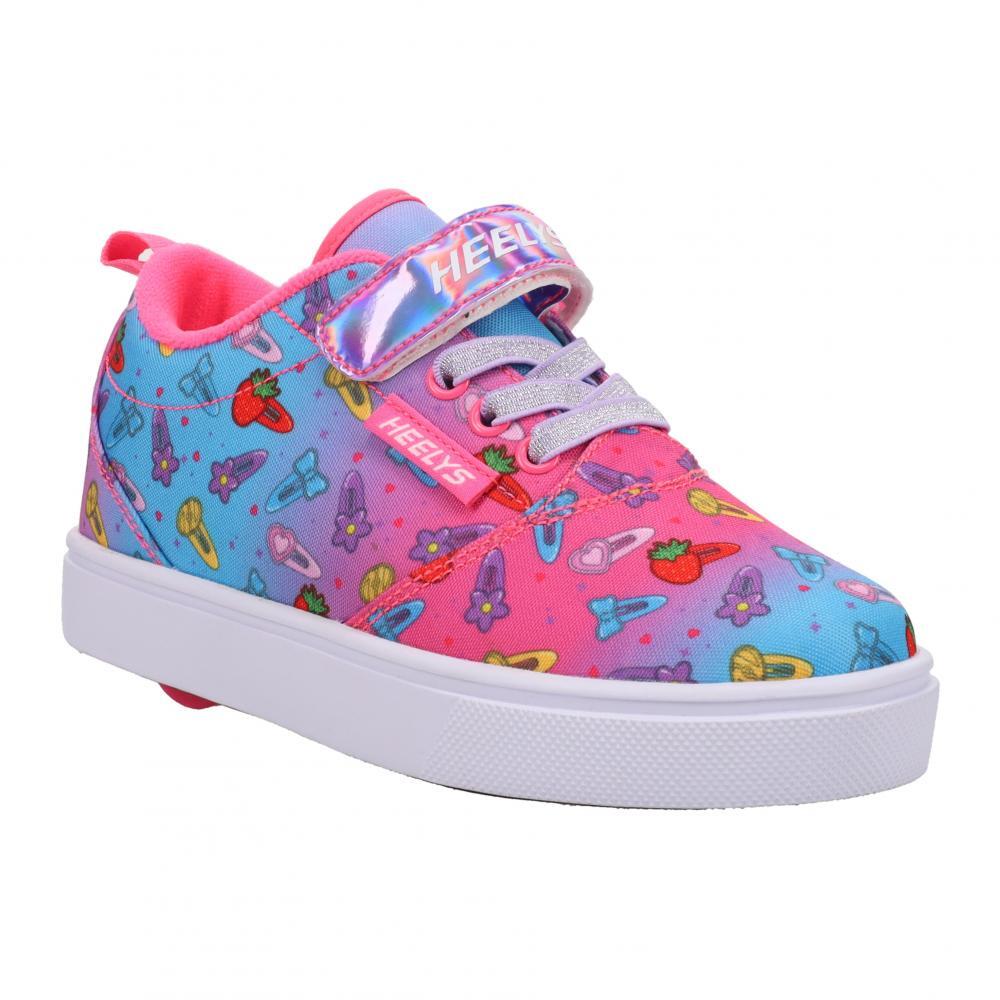 Pro 20 X2 Prints Pink/Cyan Kids Heely X2 Shoe - HE00234062 HEELYS | Decathlon
