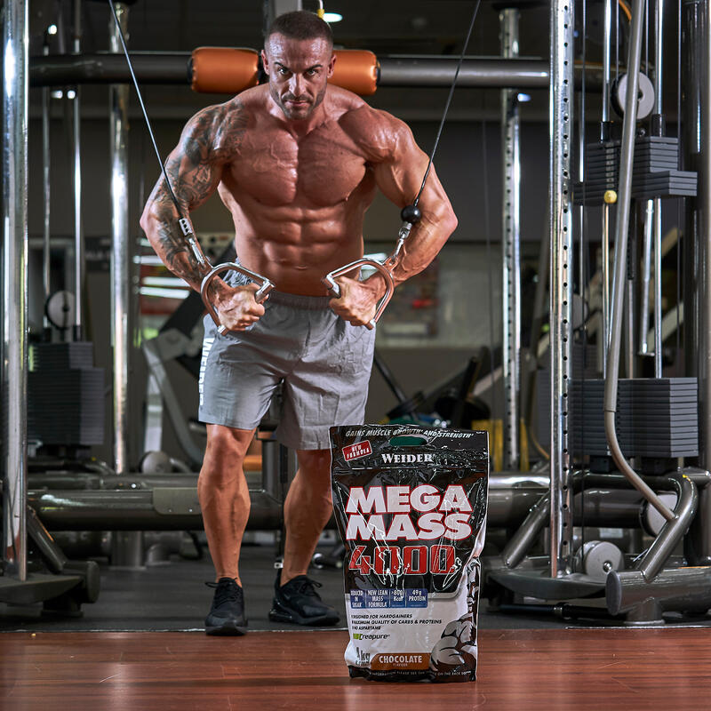 Hard gainer - Mega Mass 4000 - Chocolat 4000g WEIDER | Decathlon