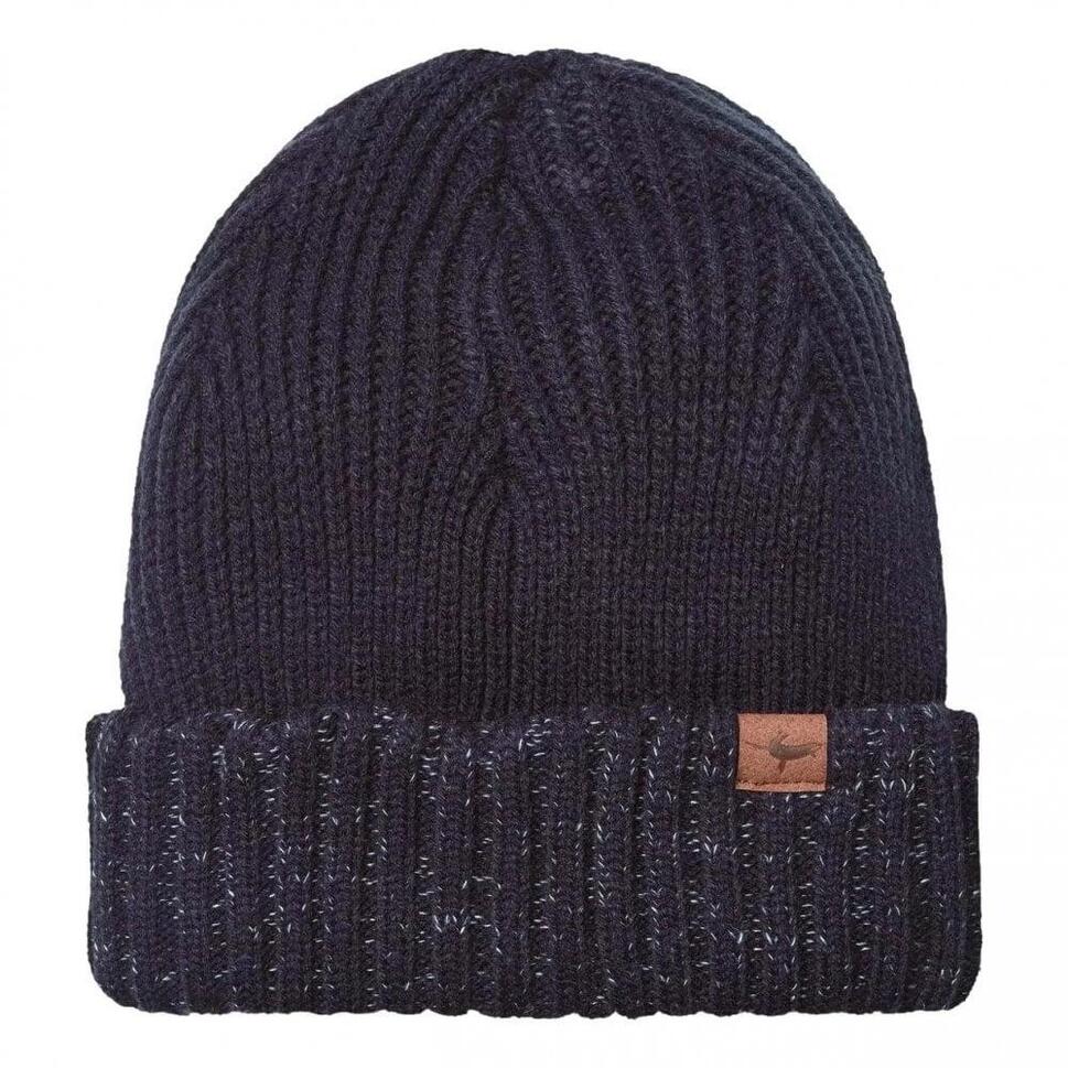 Mens Waterproof Cold Weather Roll Cuff Beanie Hat SEALSKINZ | Decathlon