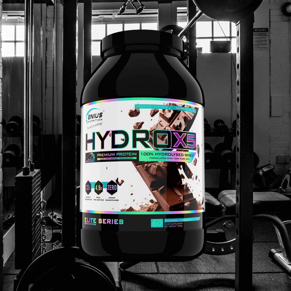 Genius Nutrition Hydro-X5 (1800g) Chocolate - Proteine GENIUS NUTRITION | Decathlon