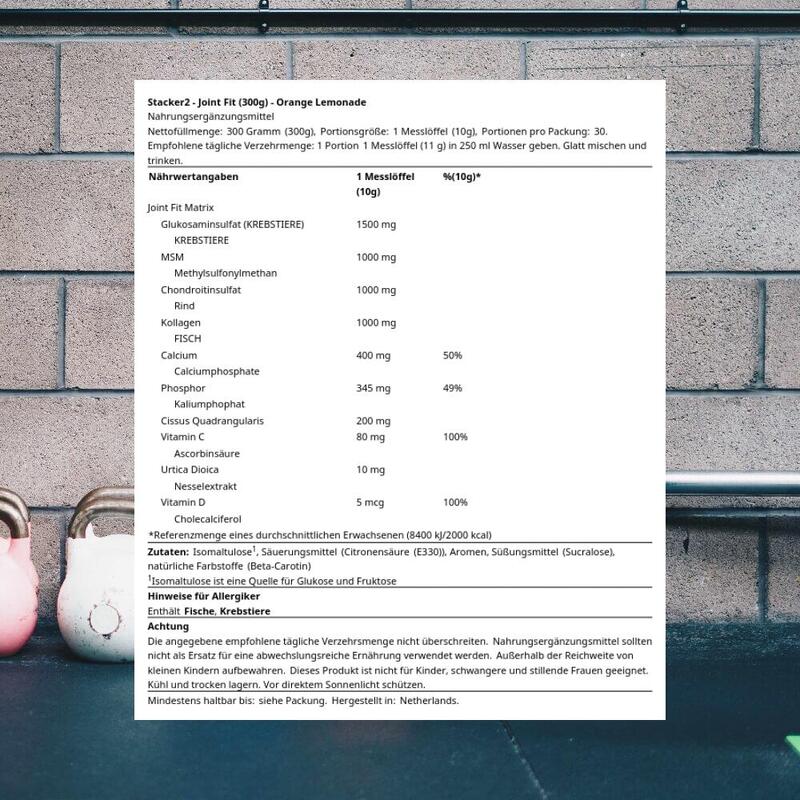 Stacker2 Joint Fit (300g) Orange Lemonade - Vitamines, minéraux et santé STACKER2 | Decathlon