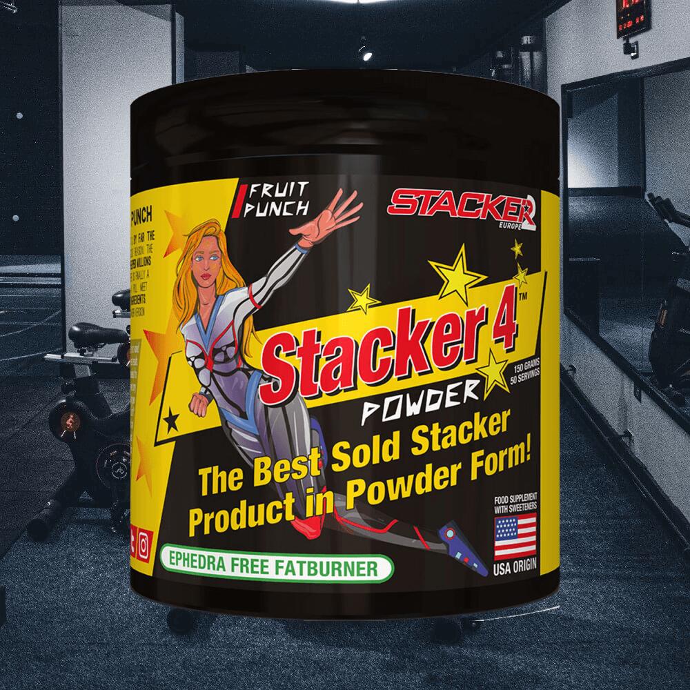 Stacker2 Stacker 4 Powder (50 serv) Fruit Punch STACKER2 | Decathlon