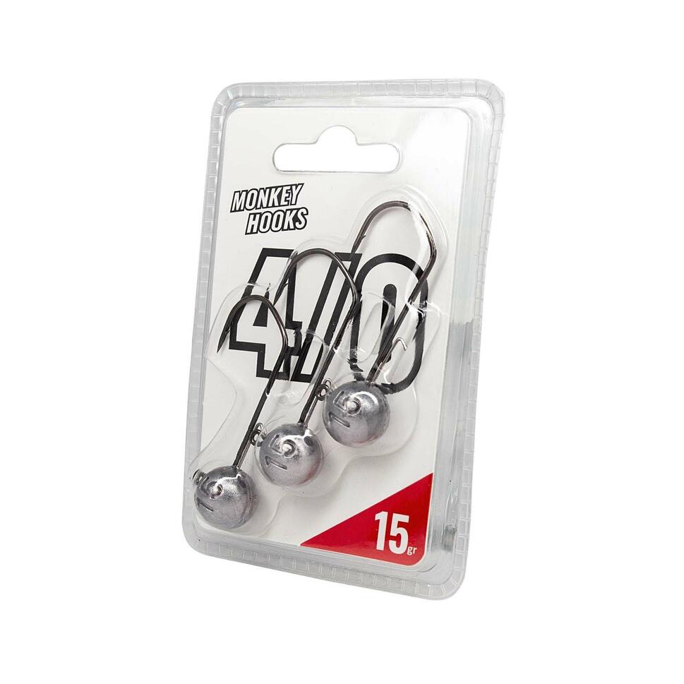 Bleikopf Monkey Hook - Size 4/0 - Raw 18g MONKEY LURES | Decathlon