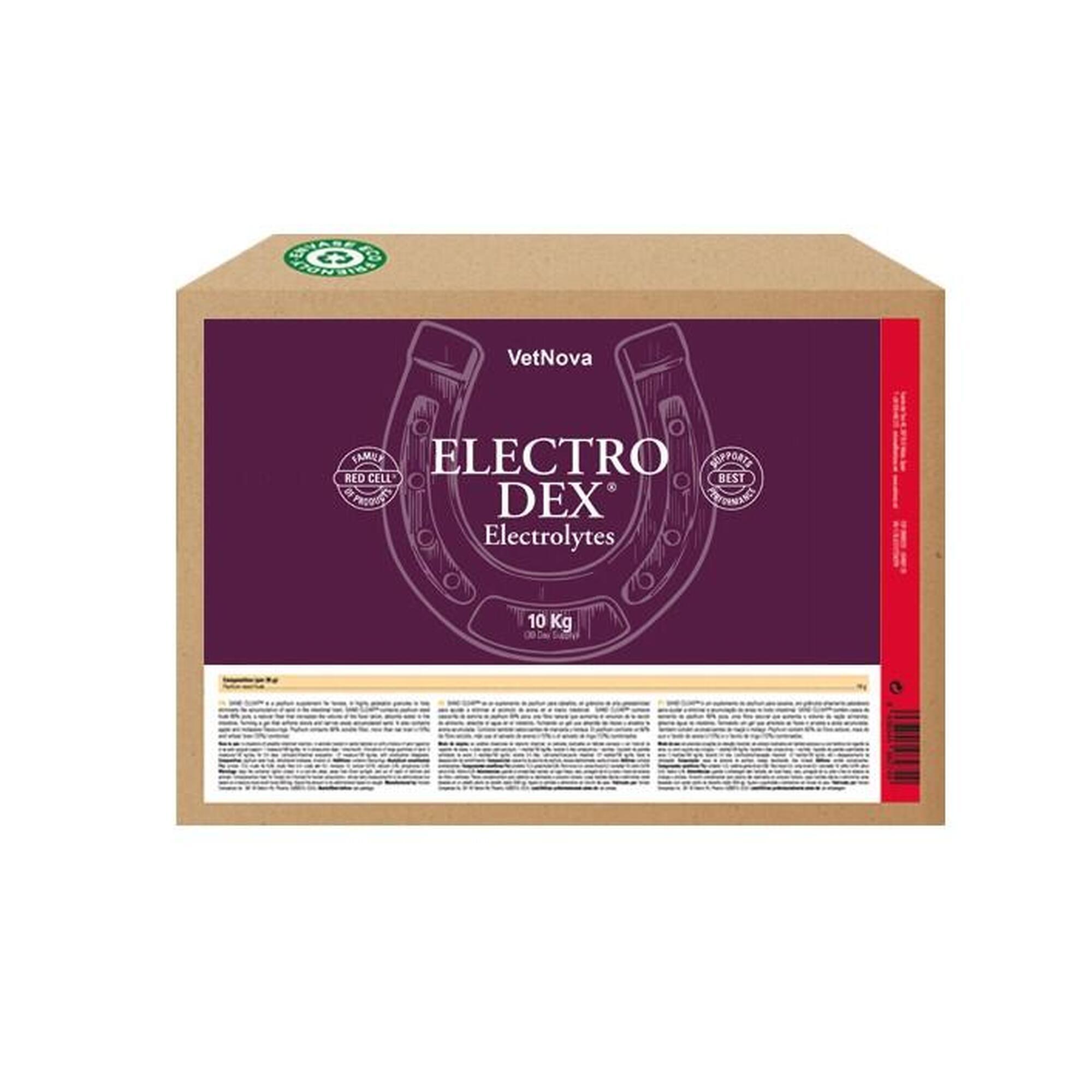 Électrolytes solubles ELECTRO DEX® 10kg avec arôme cerise per chevaux ...