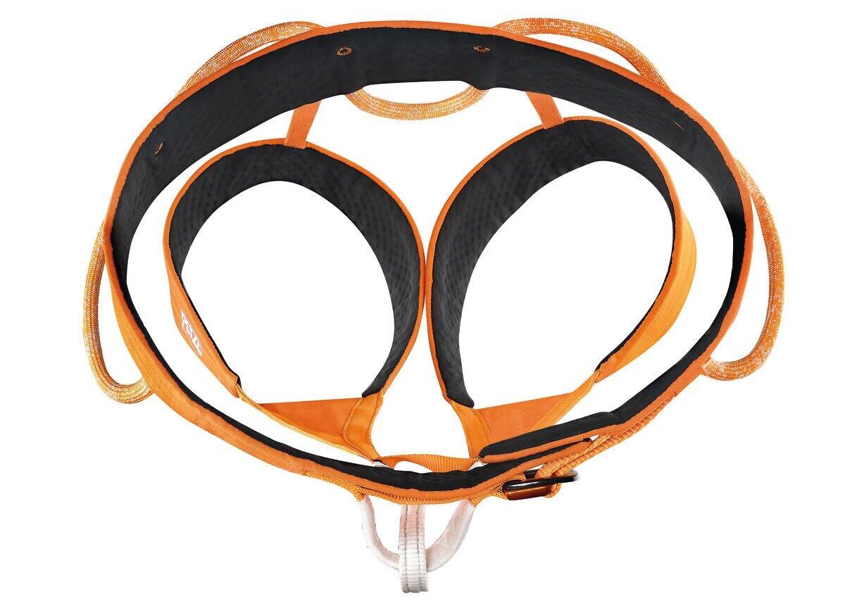 Climbing Harness Petzl Hirundos Orange S Lightweight Slim Profile 4 ...
