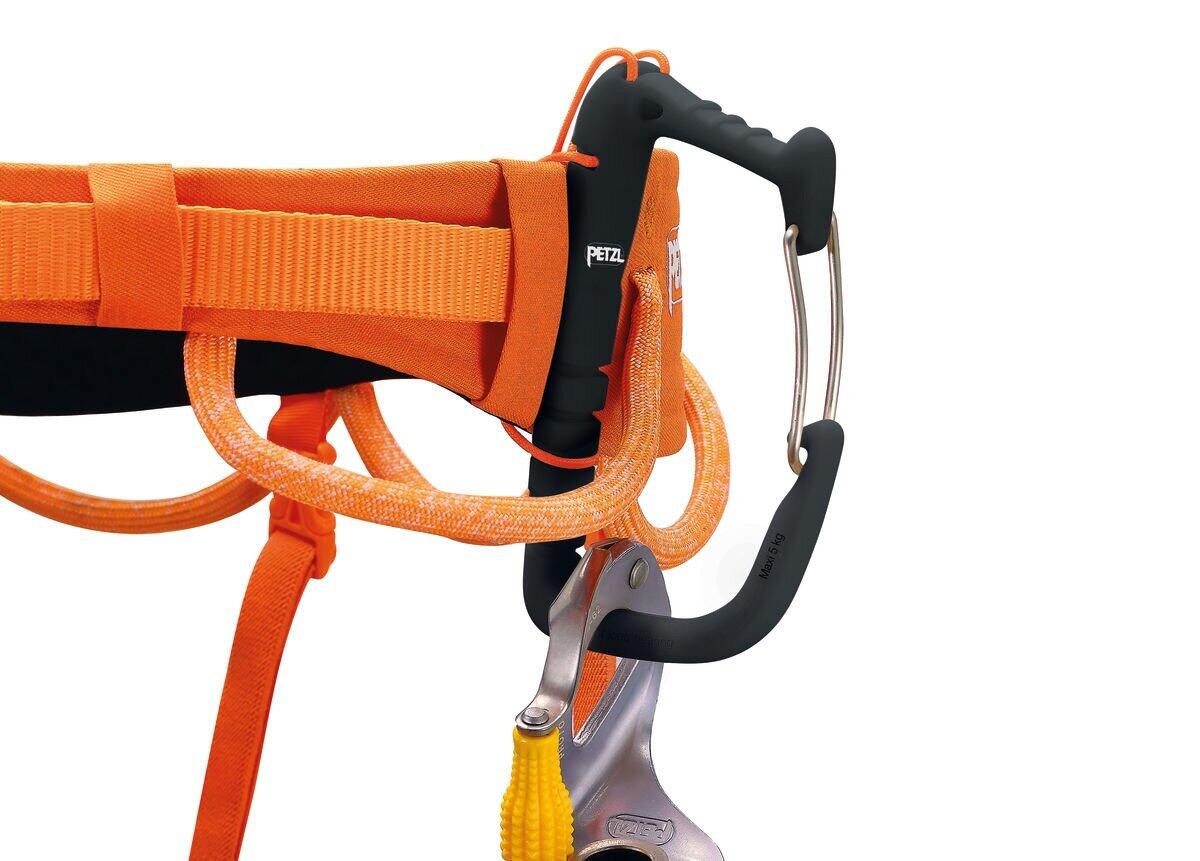 Climbing Harness Petzl Hirundos Orange S Lightweight Slim Profile 4 ...