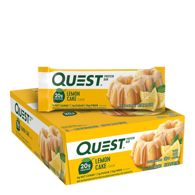 Quest Nutrition Quest Bars (12x60g) Strawberry Shortcake - Barres QUEST ...