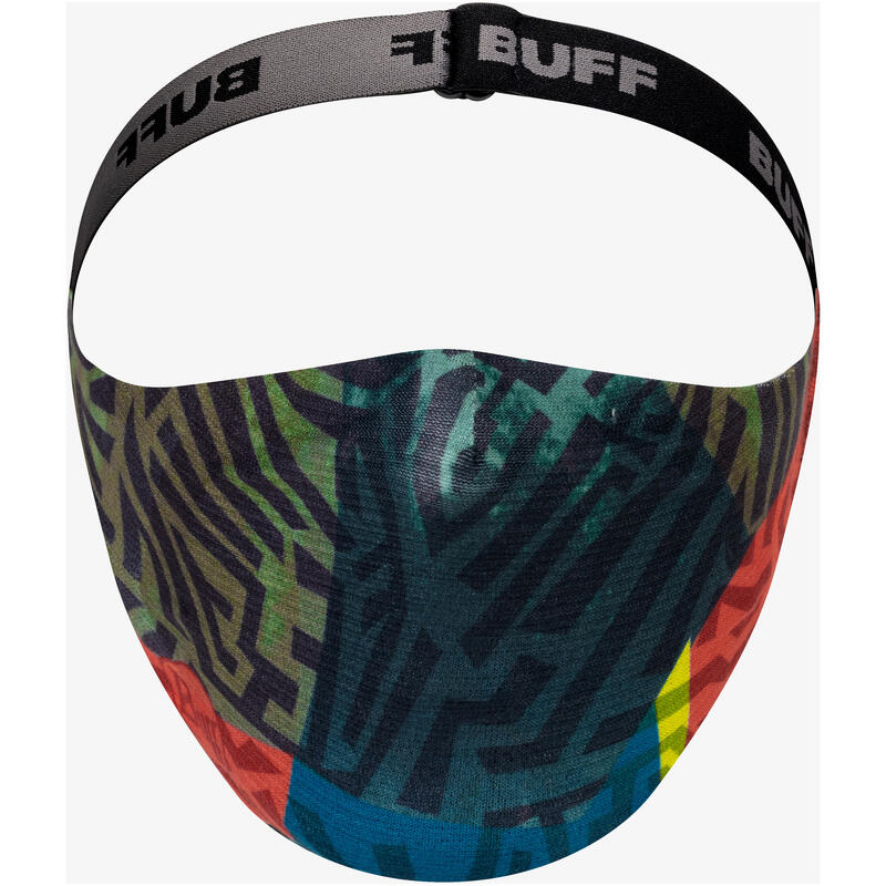 BUFF FILTER MASK KIDS STONY GREEN 2021 BUFF | Decathlon