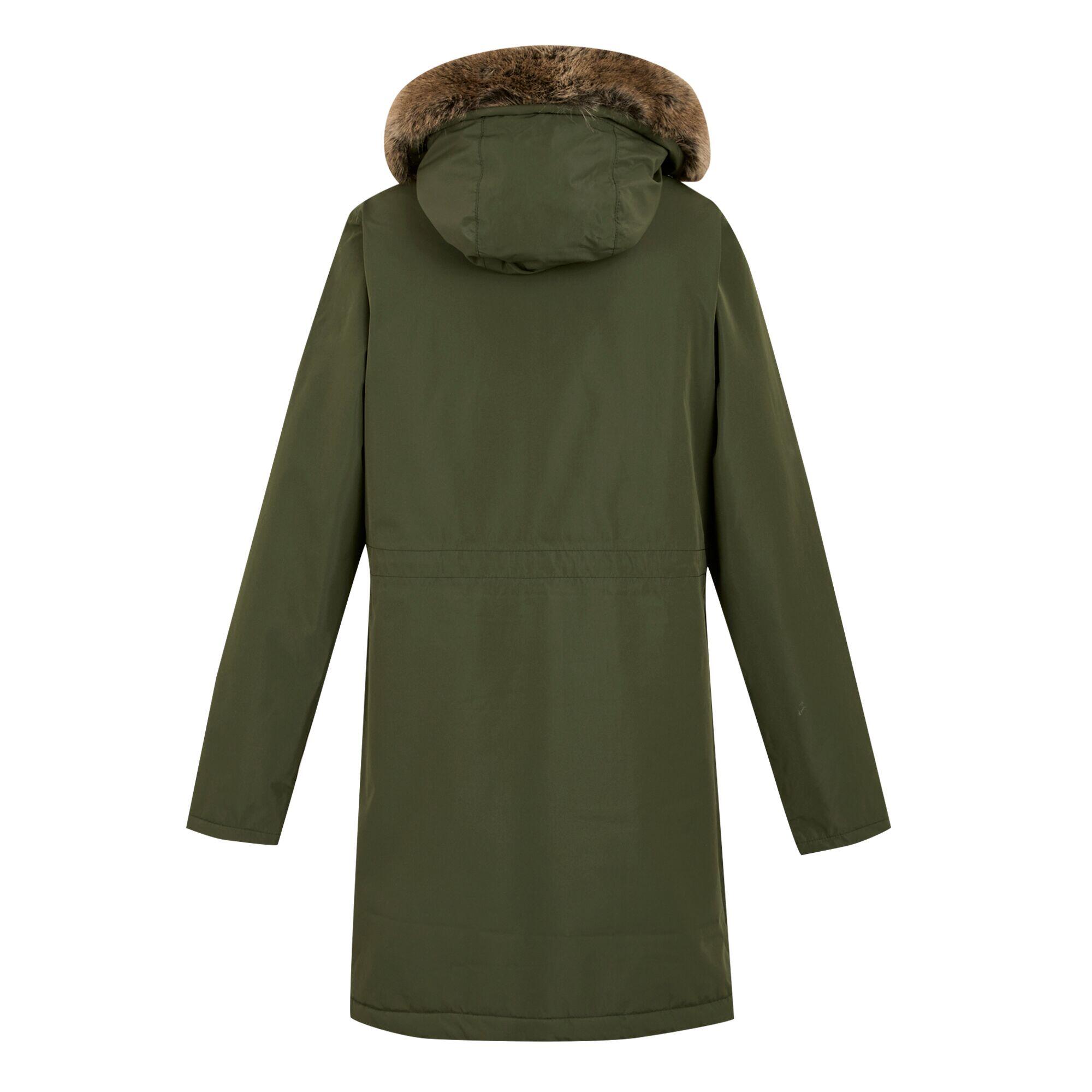 Womens/Ladies Sabinka II Parka (Dark Khaki) REGATTA | Decathlon