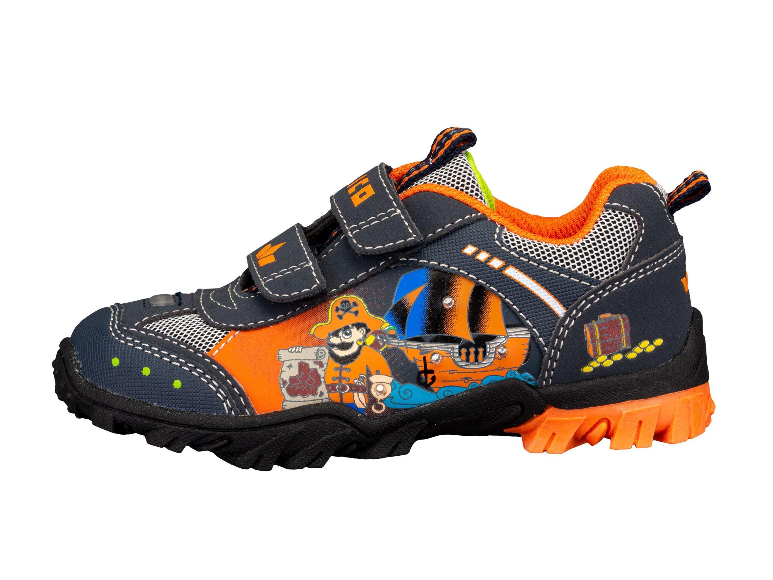 LICO Pirate V Blinky Boys' Velcro Synthetic Light-Up Trainers LICO ...