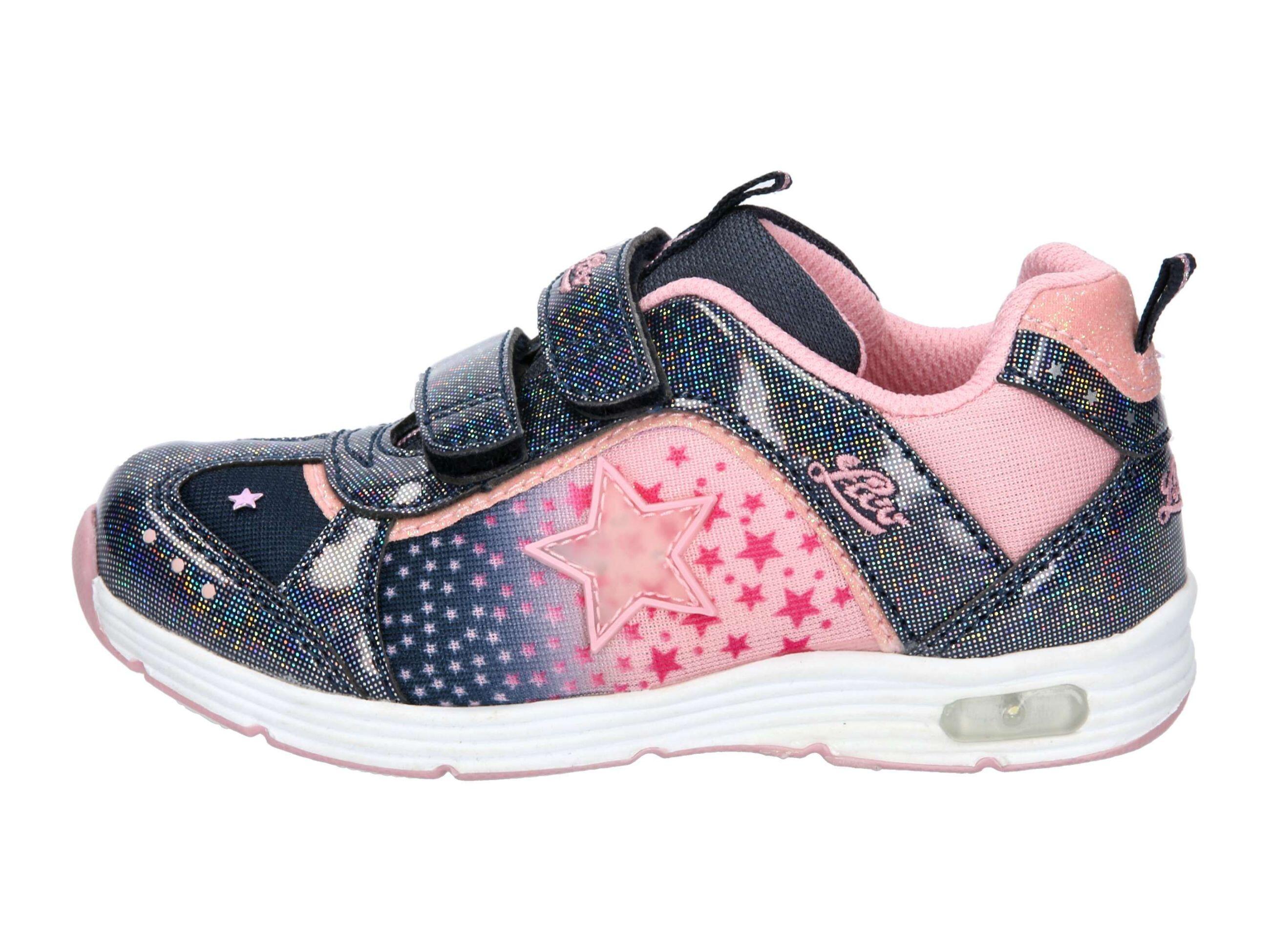 LICO Starlet V Blinky Light-Up Shoe blue velcro nylon LICO | Decathlon