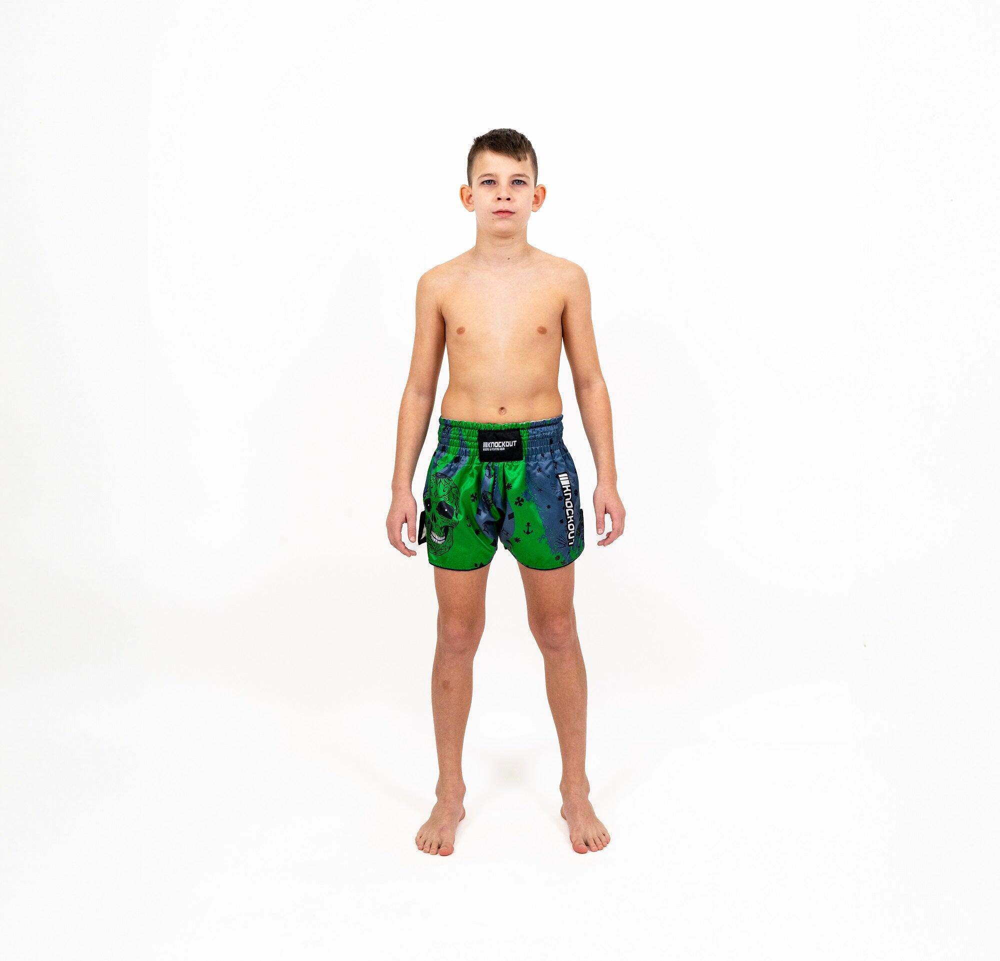 Pantaloncini Kickbox Knockout Skull Children KNOCKOUT | Decathlon