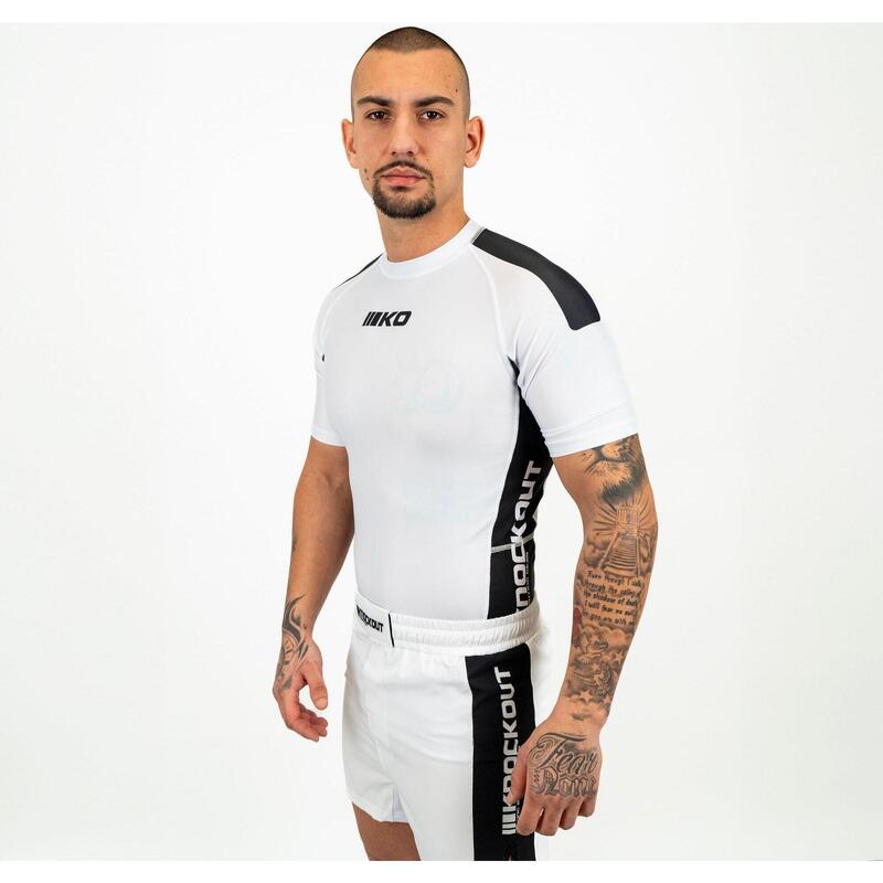 KNOCKOUT - Tricou Compresie Knockout Competition FX L / Alb | Decathlon