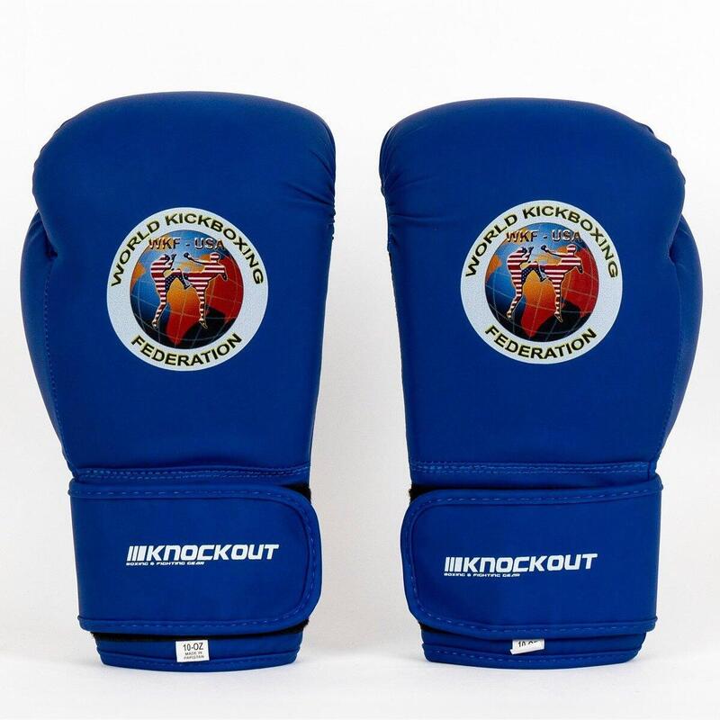 KNOCKOUT - Manusi Box Knockout WKF Albastru / 12 OZ | Decathlon