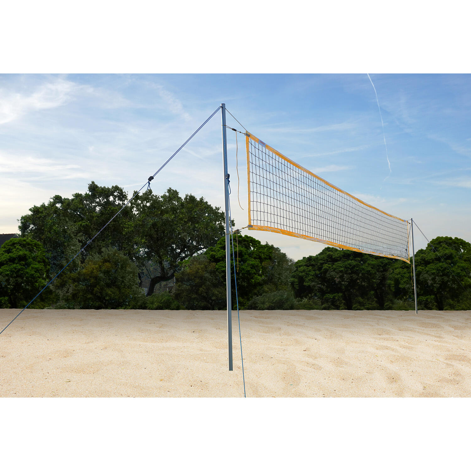 Beach Volleyball Net Assembly Standard Without court marking 9.5 m ...
