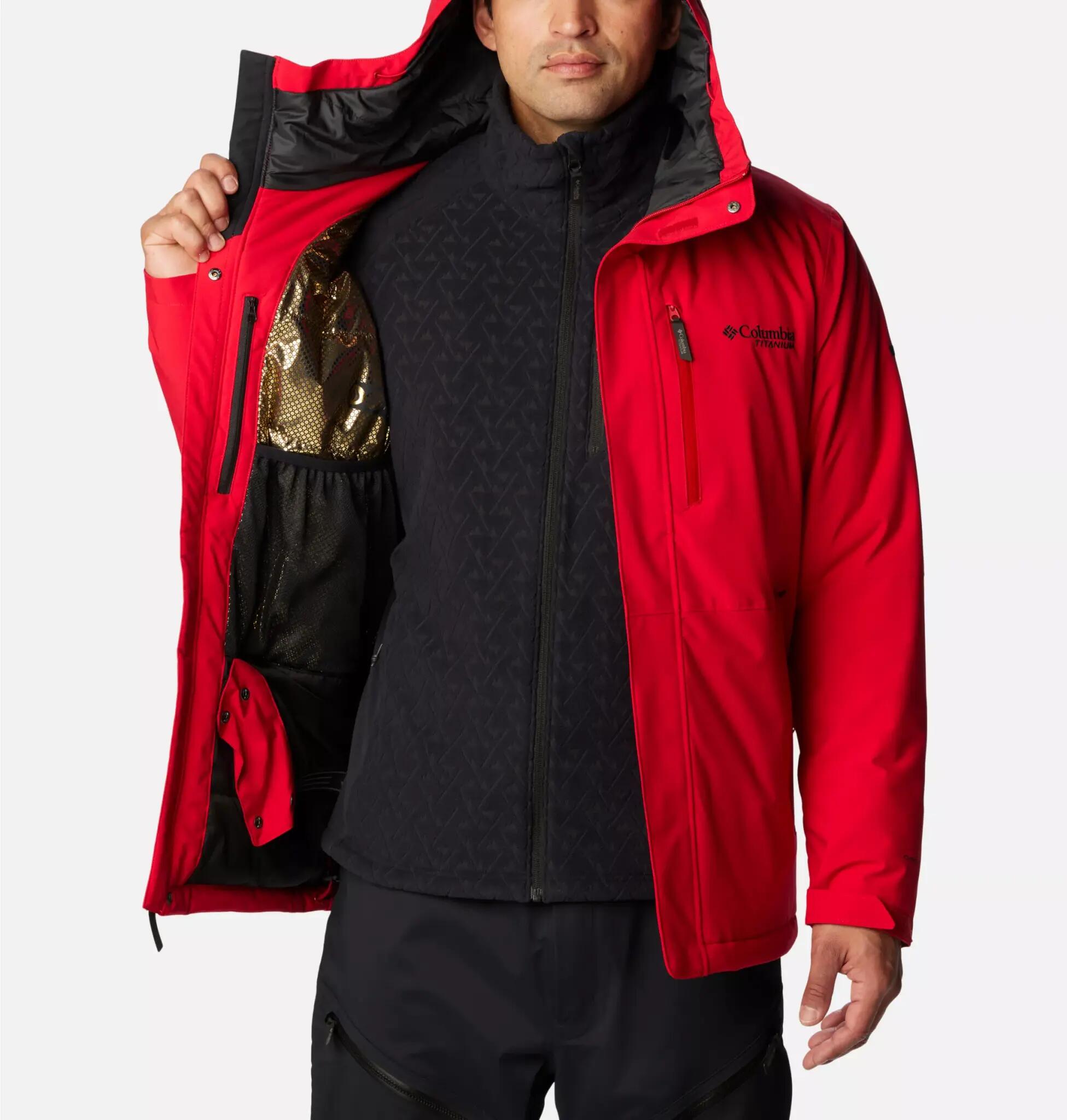 Ski Jassen Heren - COLUMBIA Winter District™ II Jacket - Mountain Red ...