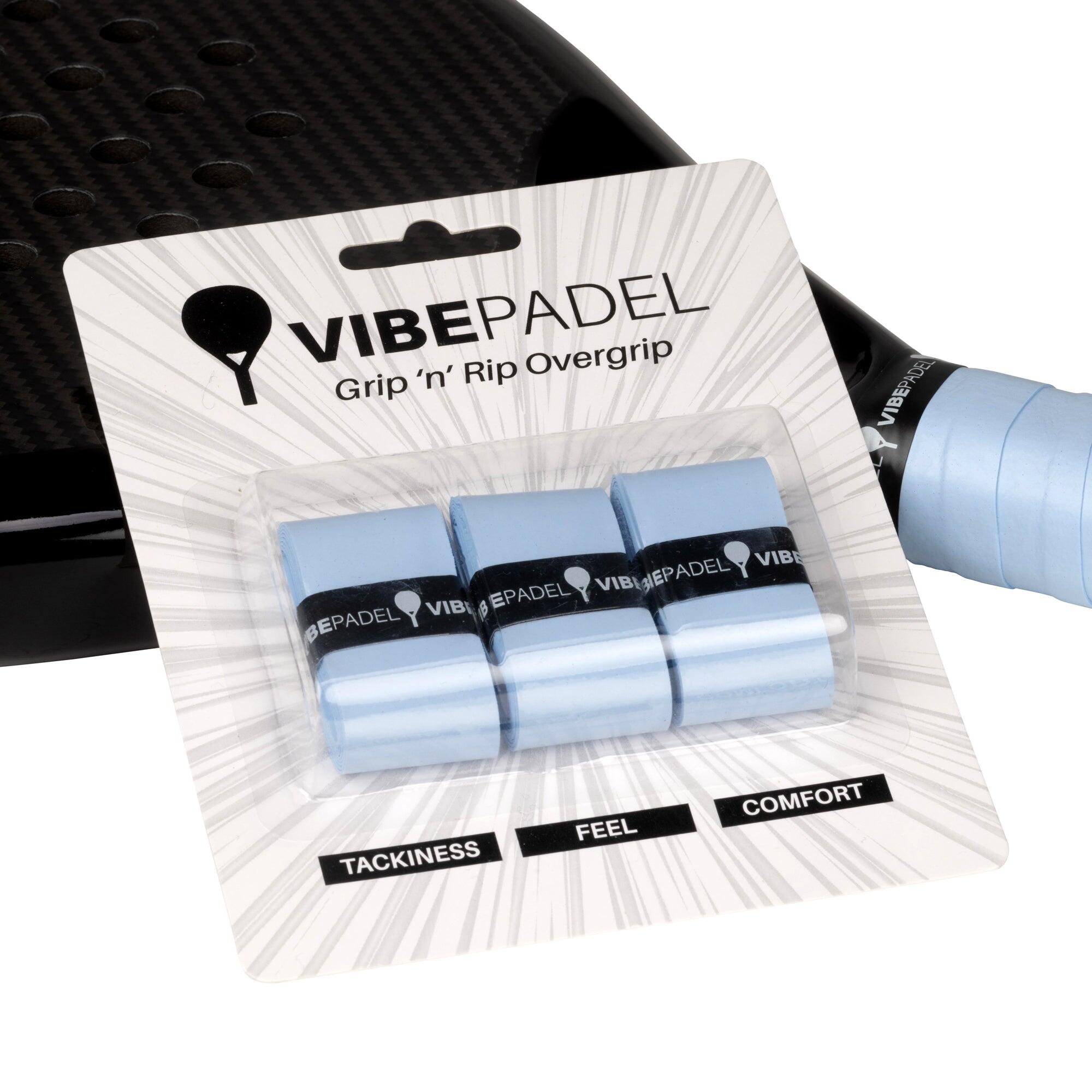Vibe Padel Overgrip - 3 Pack - Sky Blue 100% | Decathlon