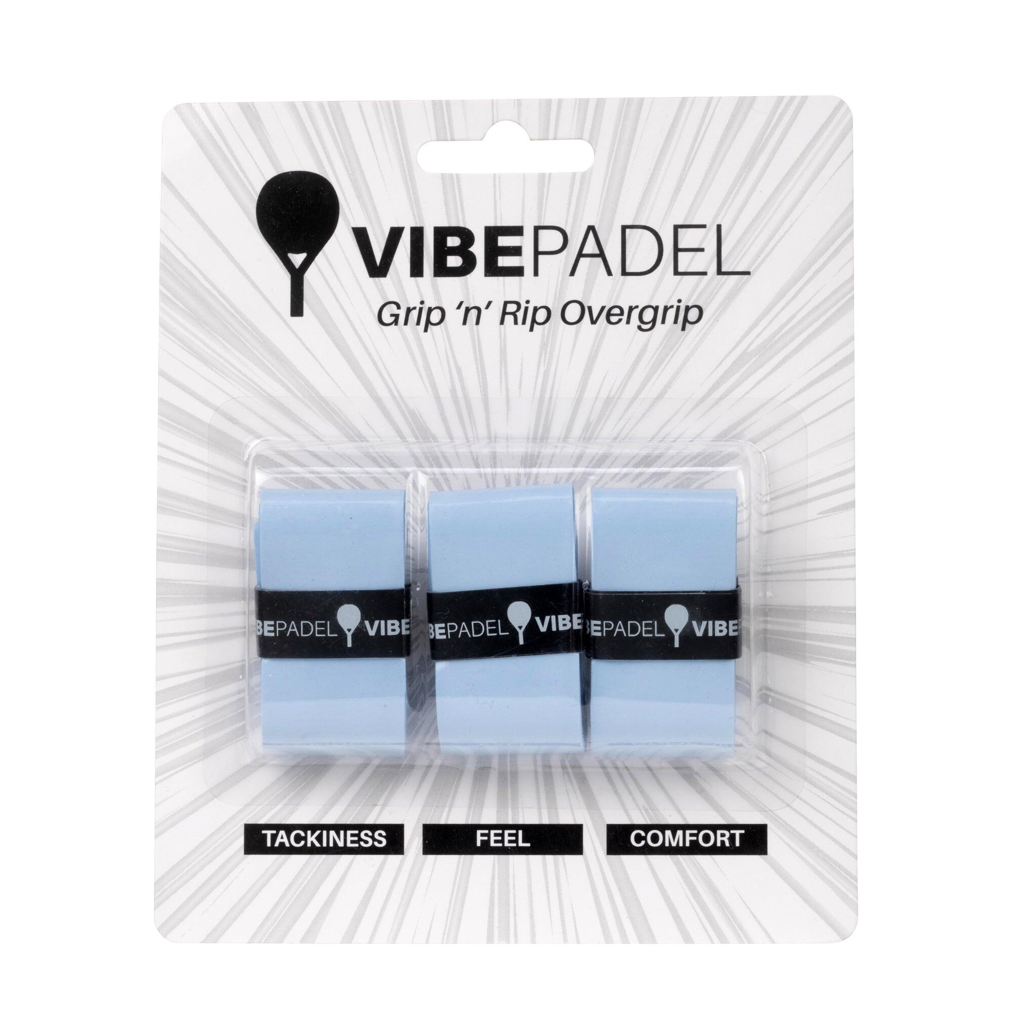 Vibe Padel Overgrip - 3 Pack - Sky Blue 100% | Decathlon