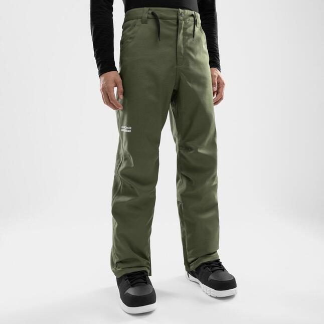 Pantalon snowboard hardshell homme Sports d'hiver P2 Taiga Vert SIROKO ...